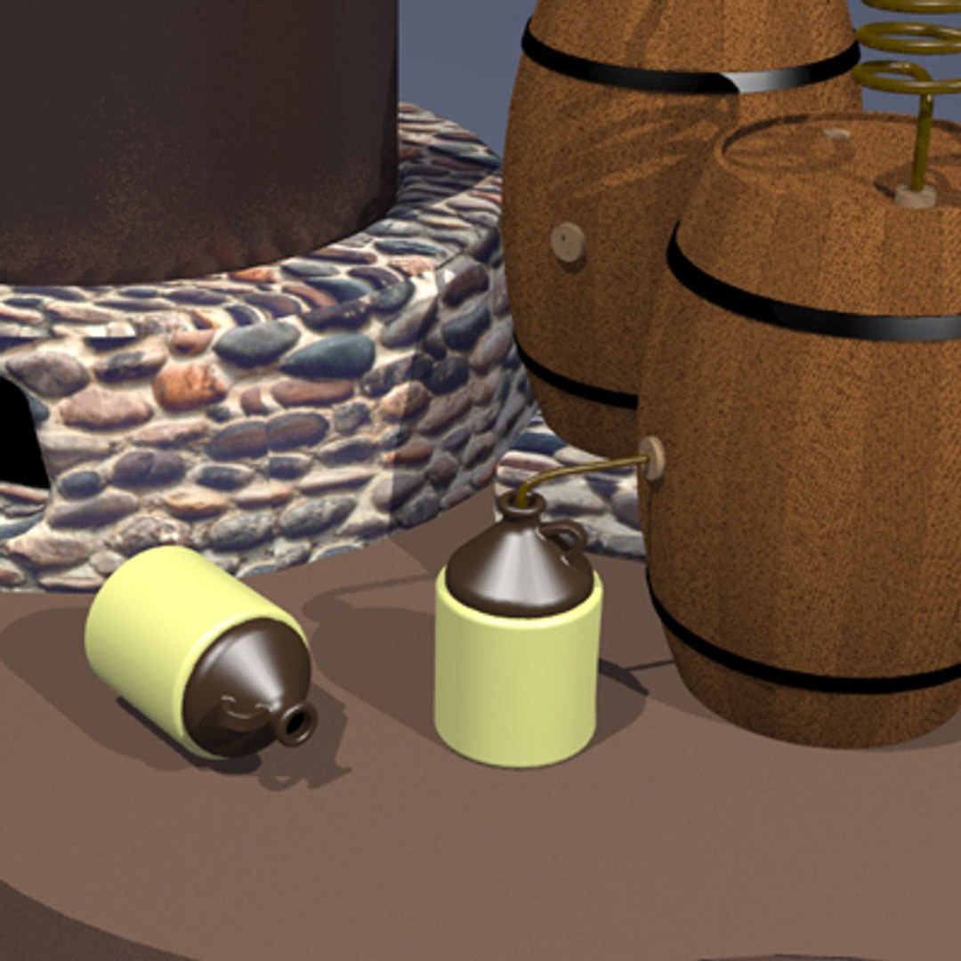 Whiskey Rot-gut 3d Model