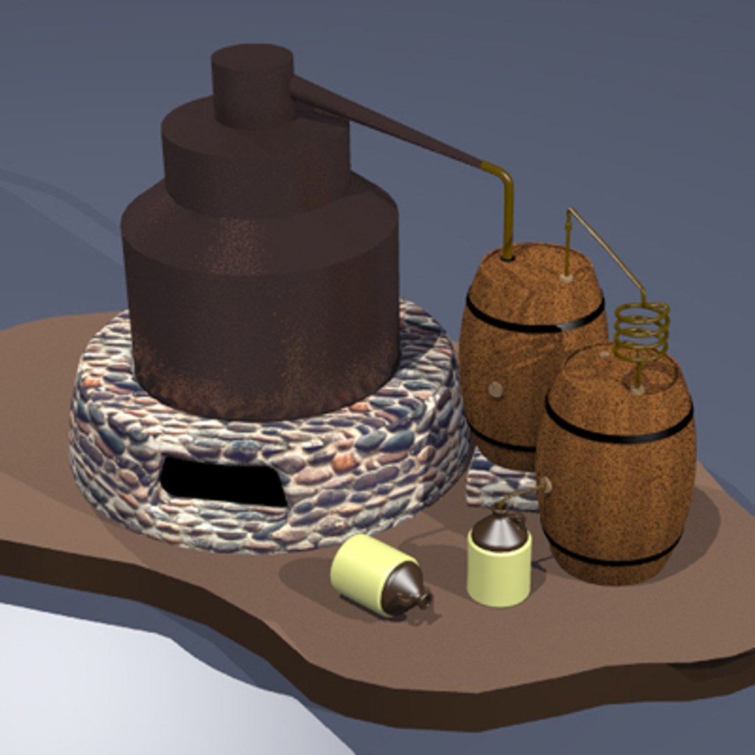 Whiskey Rot-gut 3d Model