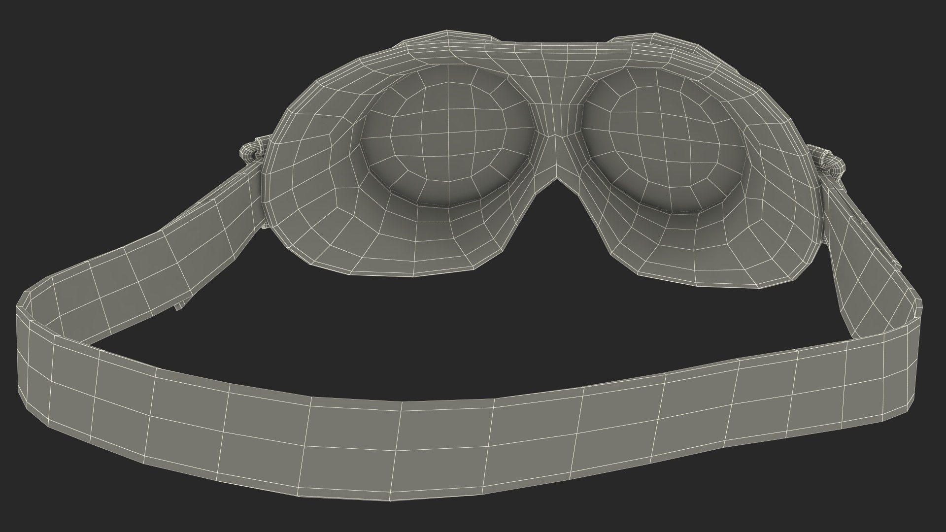 NATO Grey Military Rubber Goggles 3D - TurboSquid 2212176