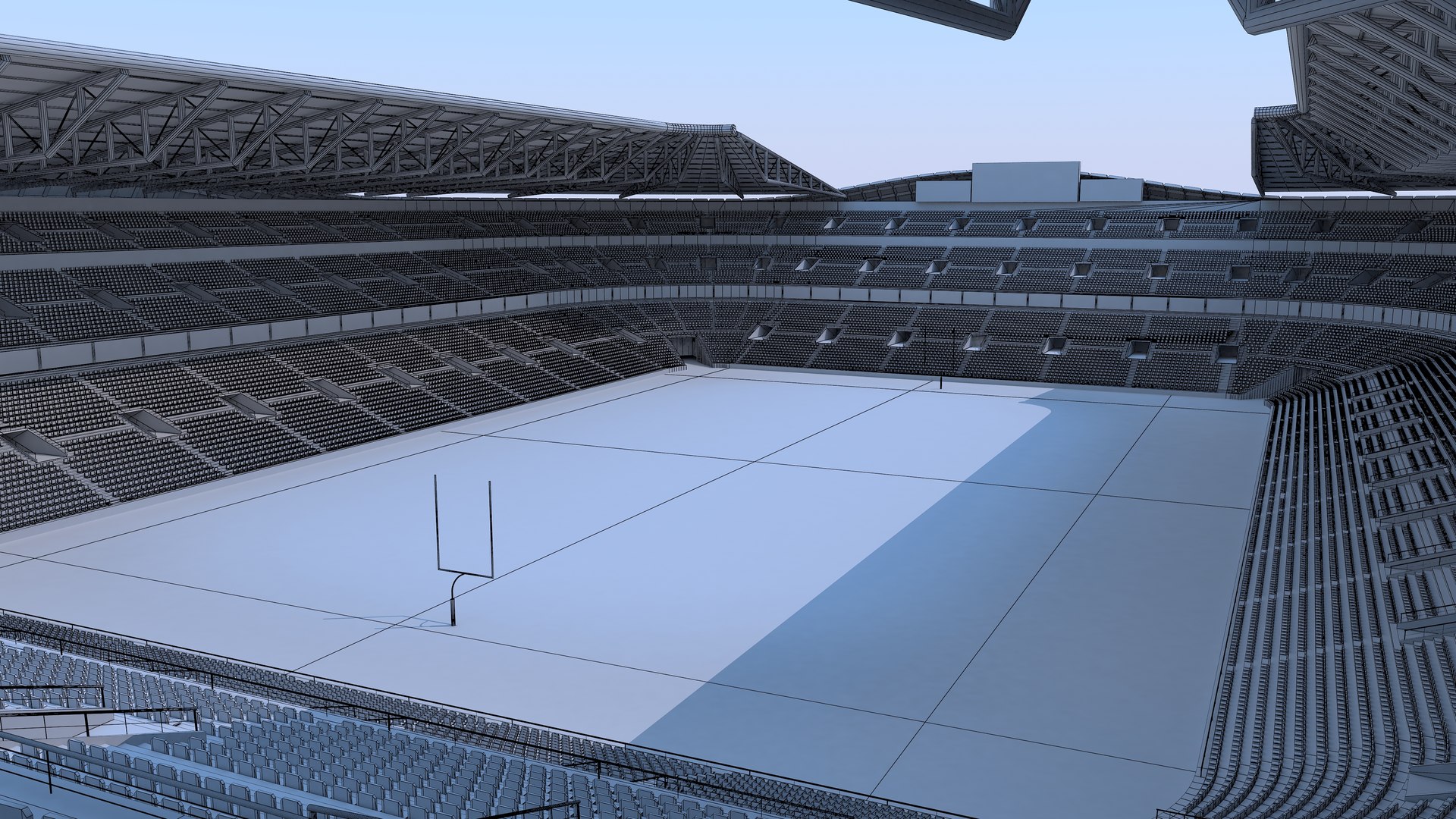 3D Football Stadium American Model - TurboSquid 1472586