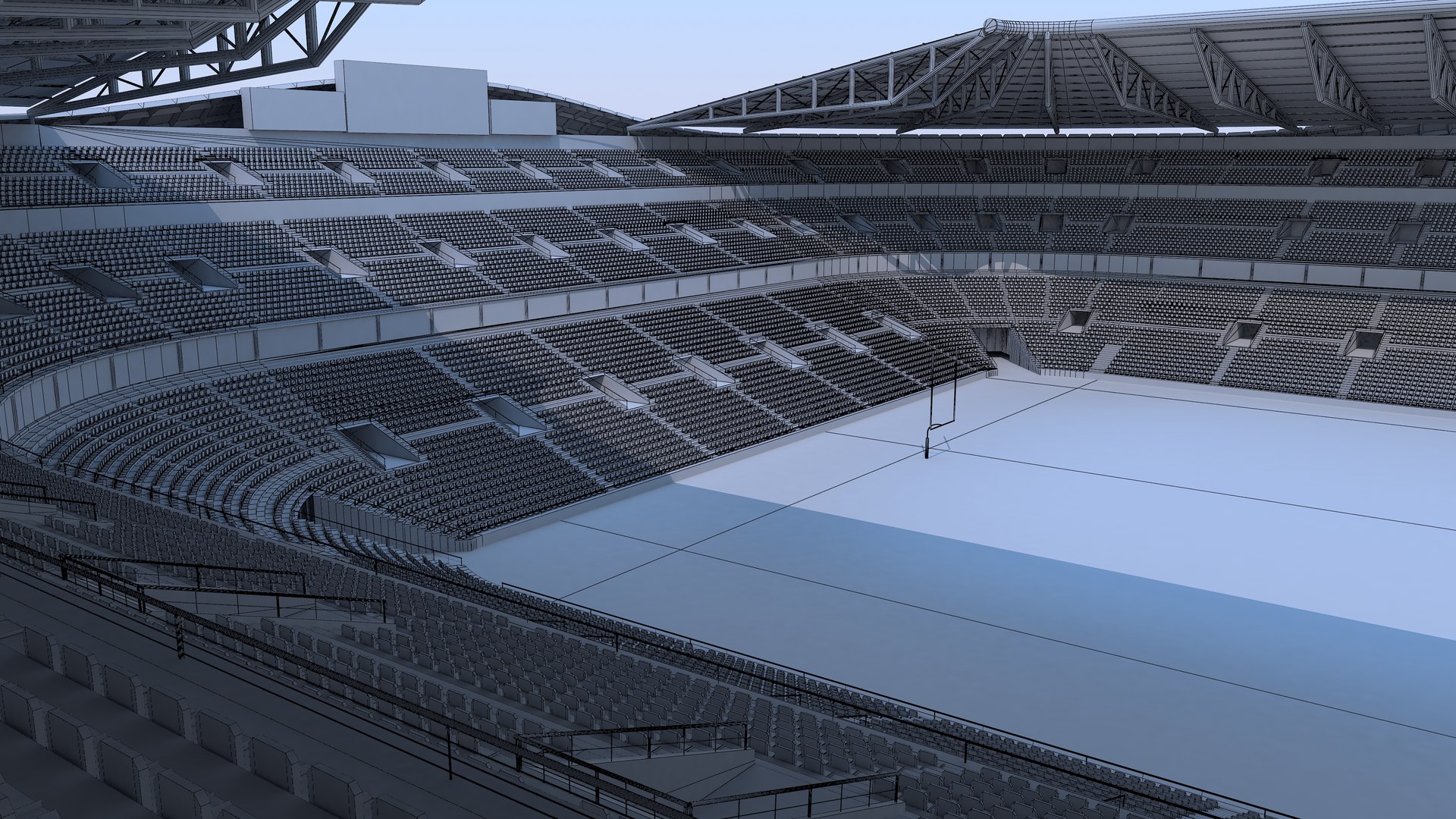 3D Football Stadium American Model - TurboSquid 1472586