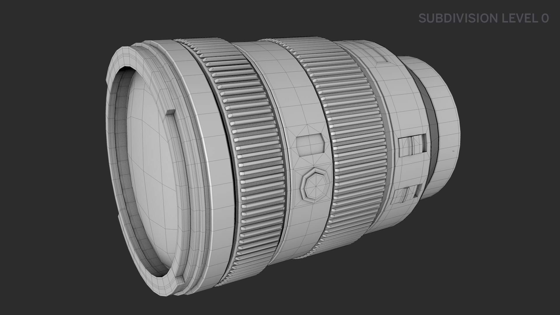 CAMERA LENSE 24-105mm C4D Version 3D Model - TurboSquid 2061475