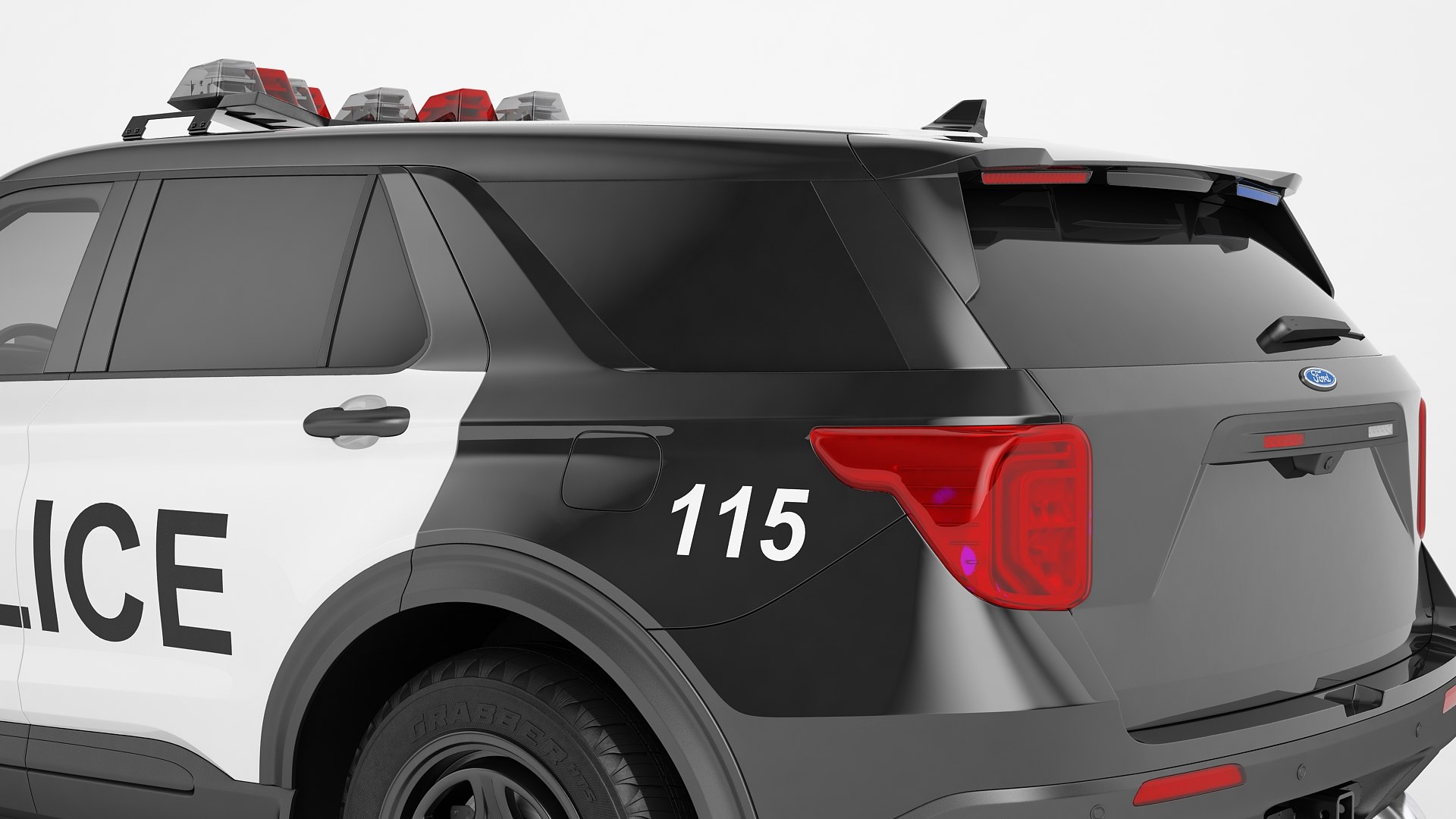 Ford Explorer 2020 Police 04 3D model - TurboSquid 1726500