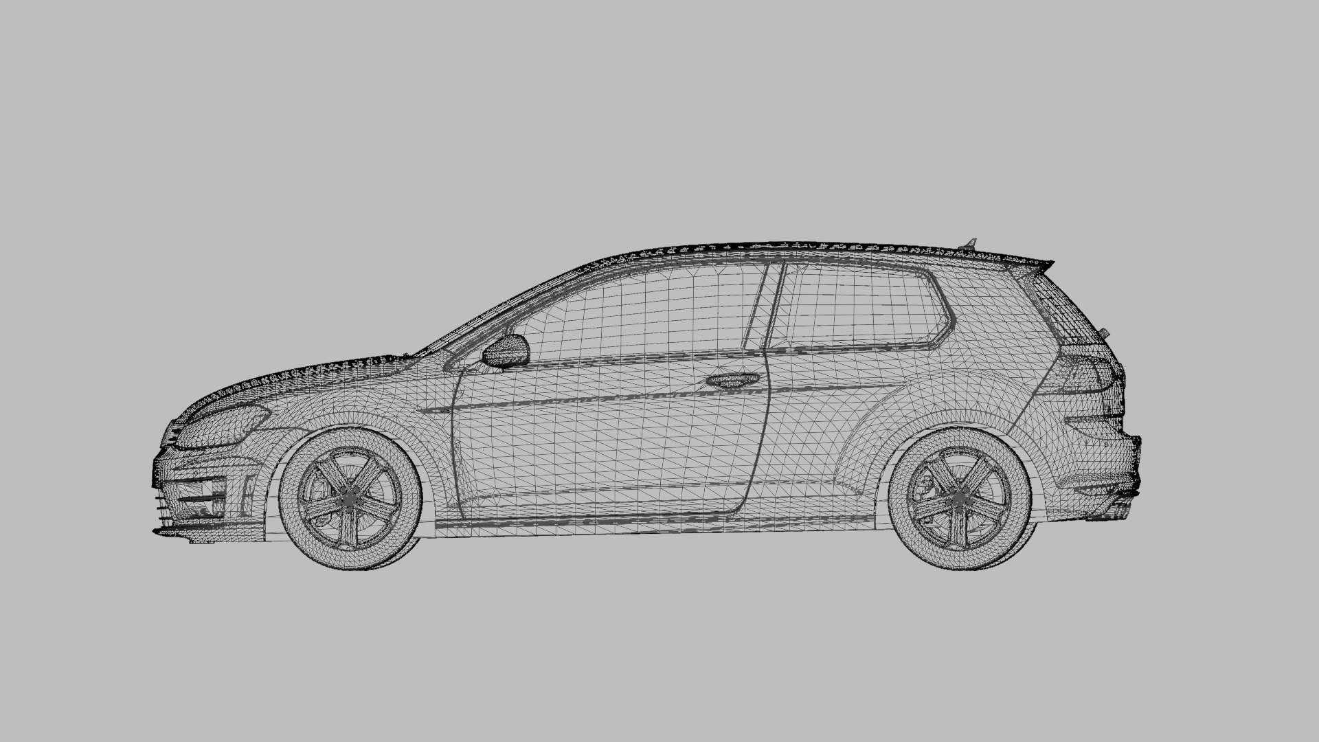 Wolkswagen Golf R 3D Model - TurboSquid 2012904