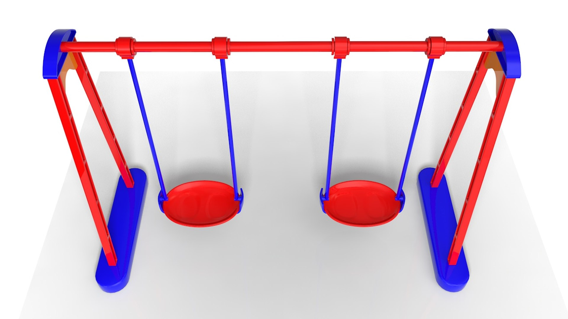 3d Cartoon Swing Model