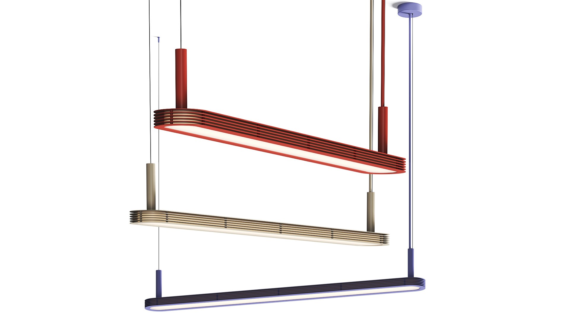 Sprinkle Linear Zero Pendant Lamp 3D model - TurboSquid 2128273