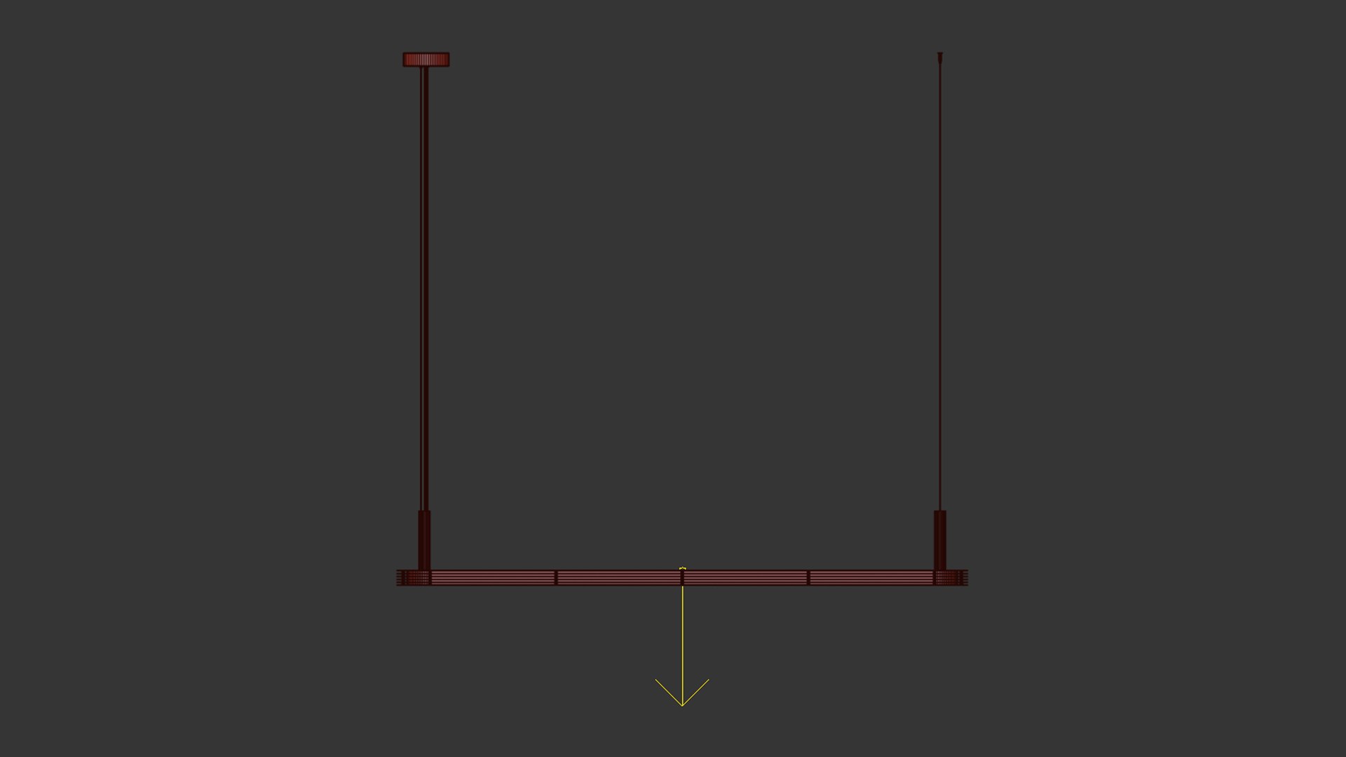 Sprinkle Linear Zero Pendant Lamp 3D model - TurboSquid 2128273