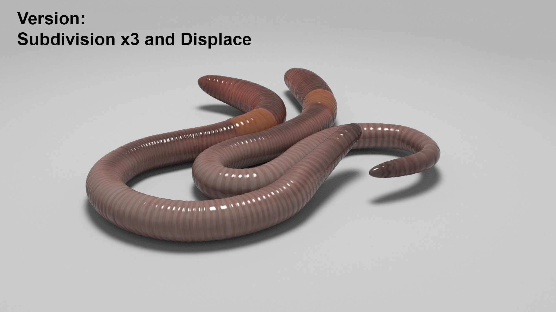 3D Earthworm Model - TurboSquid 1989188