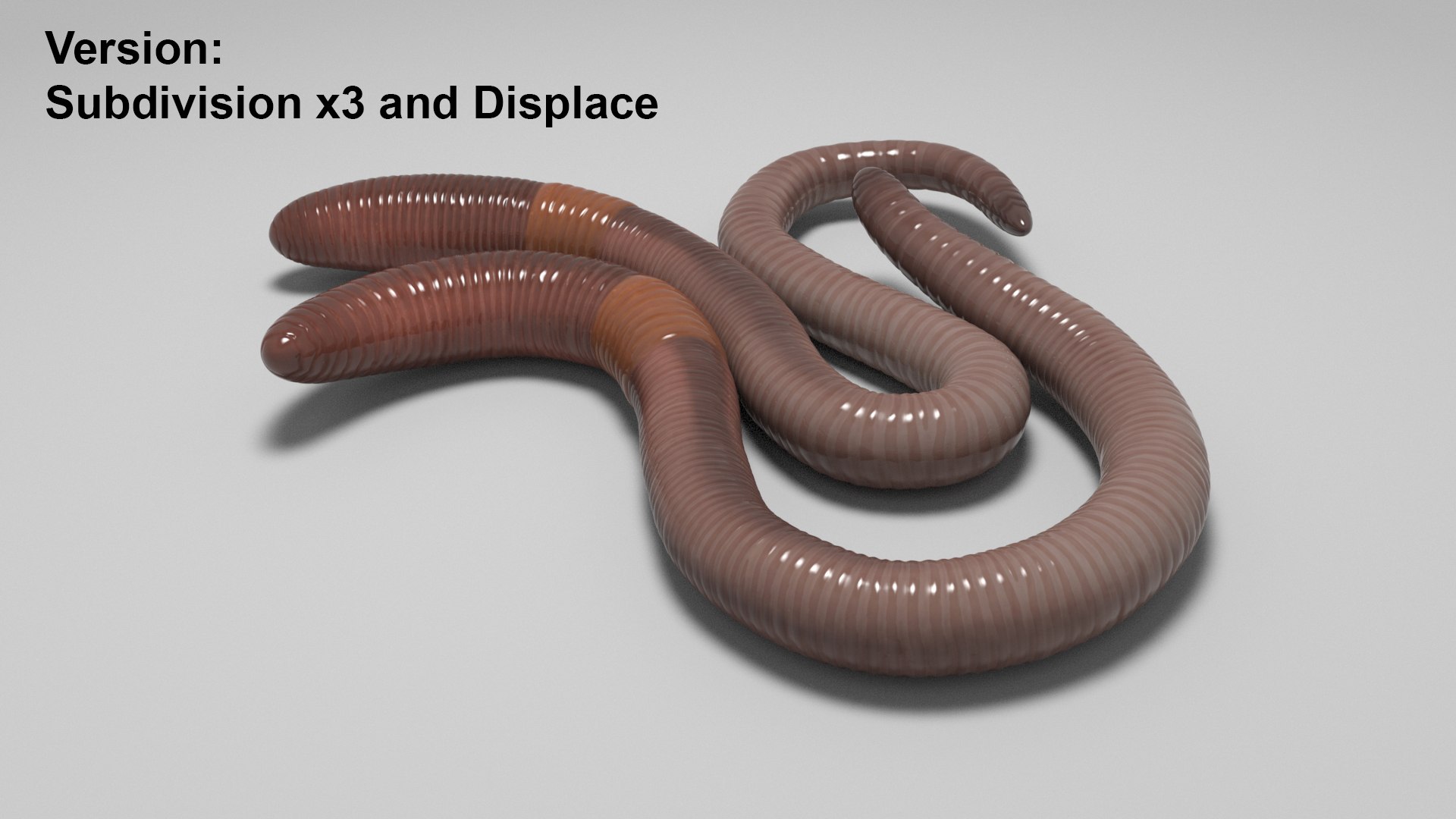 3D Earthworm Model - TurboSquid 1989188