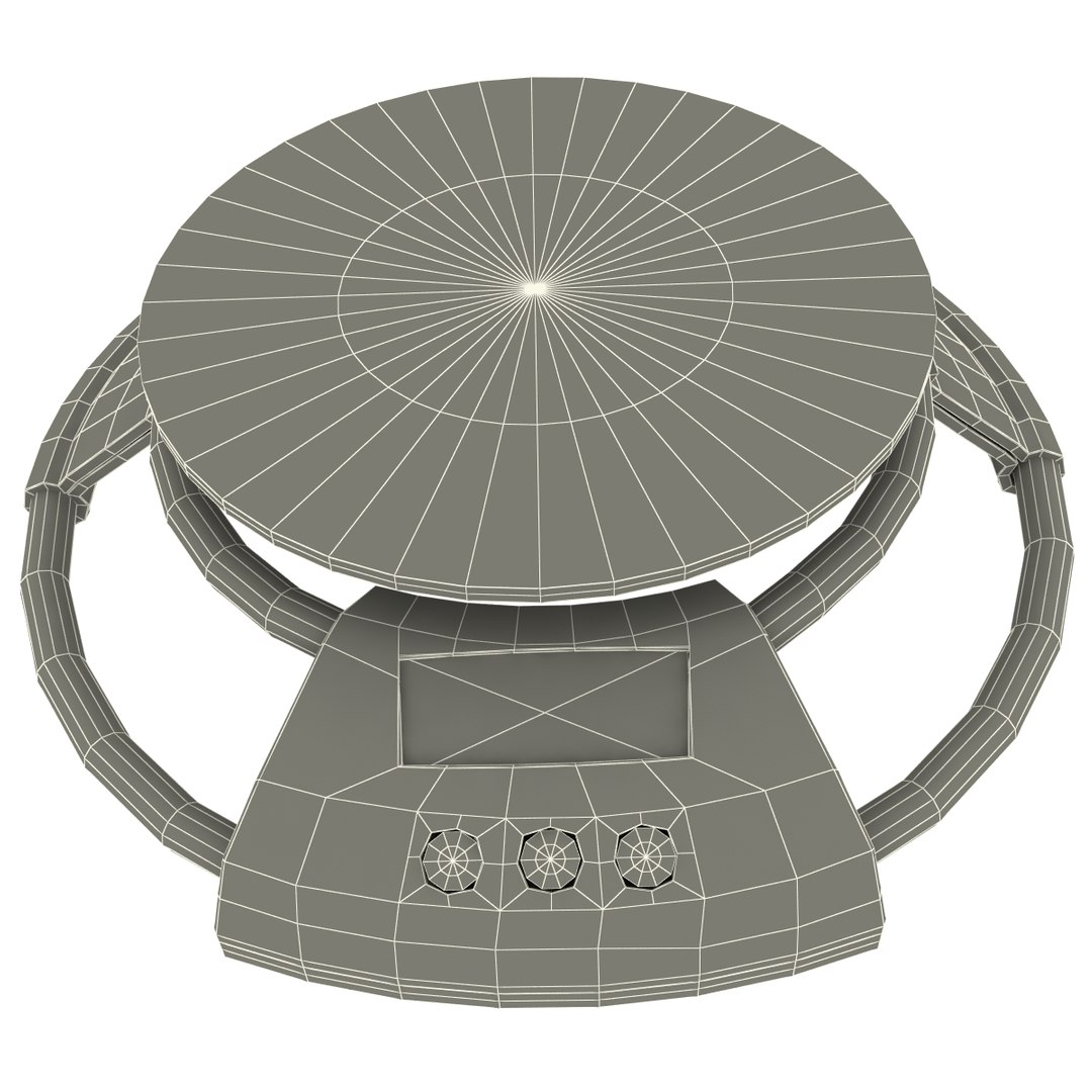 3d 3ds Scales Details Modelled