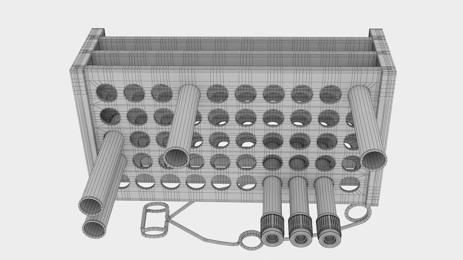 3D Model Stand Test Tube Tweezers - TurboSquid 1536558