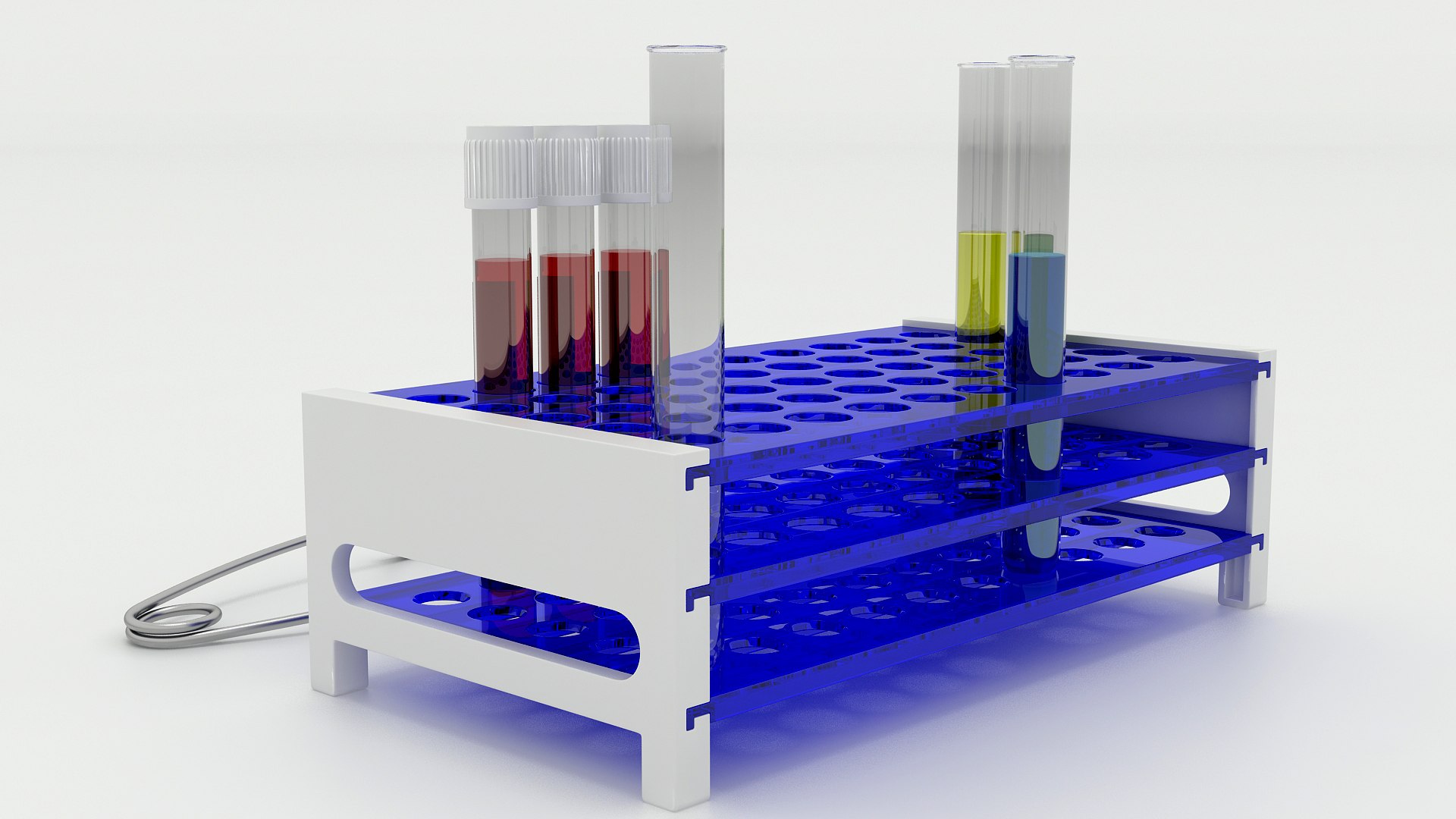 3D Model Stand Test Tube Tweezers - TurboSquid 1536558