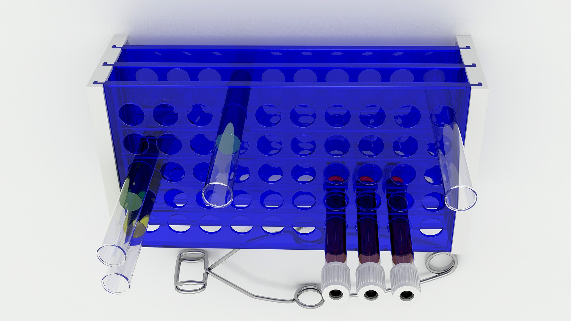 3D Model Stand Test Tube Tweezers - TurboSquid 1536558