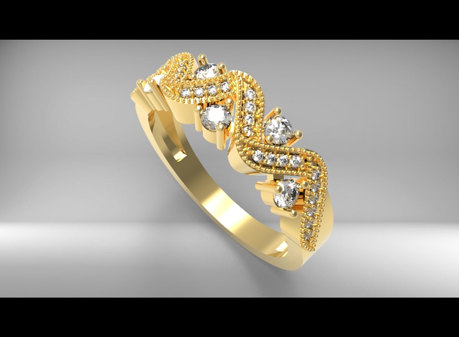 Printed Ring 3D Model - TurboSquid 1589965