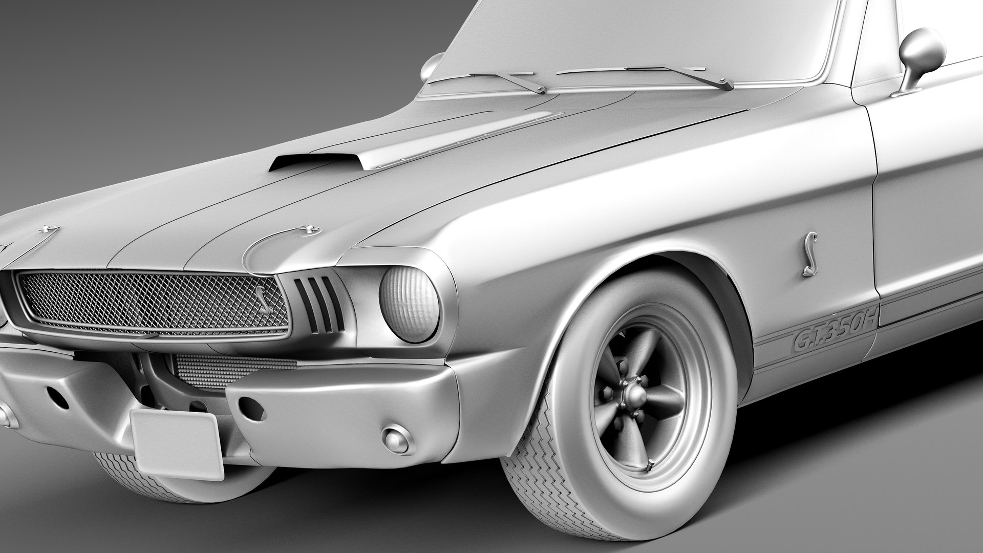 Mustang Gt350 Gt350h G 3d 3ds