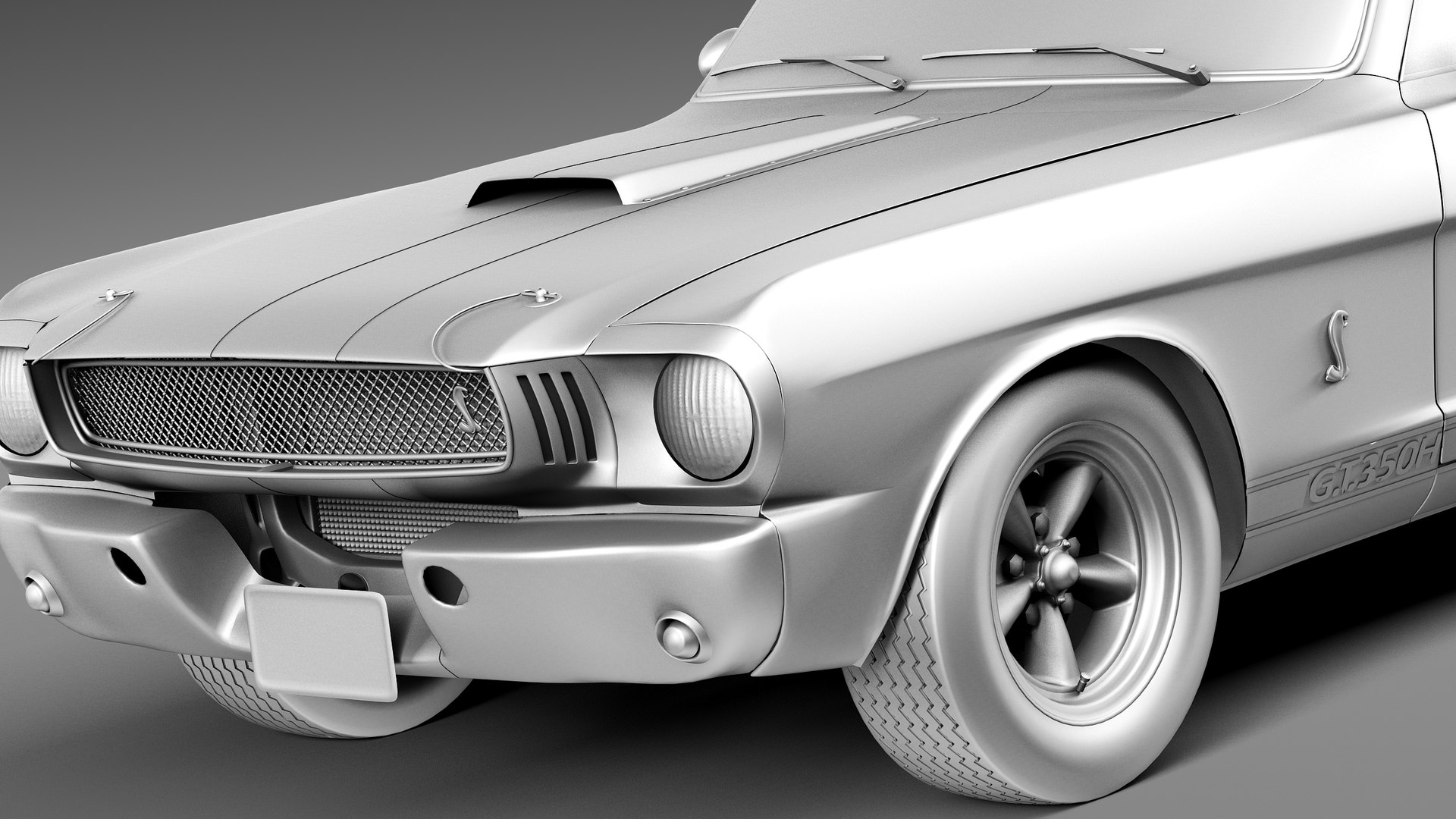 Mustang Gt350 Gt350h G 3d 3ds