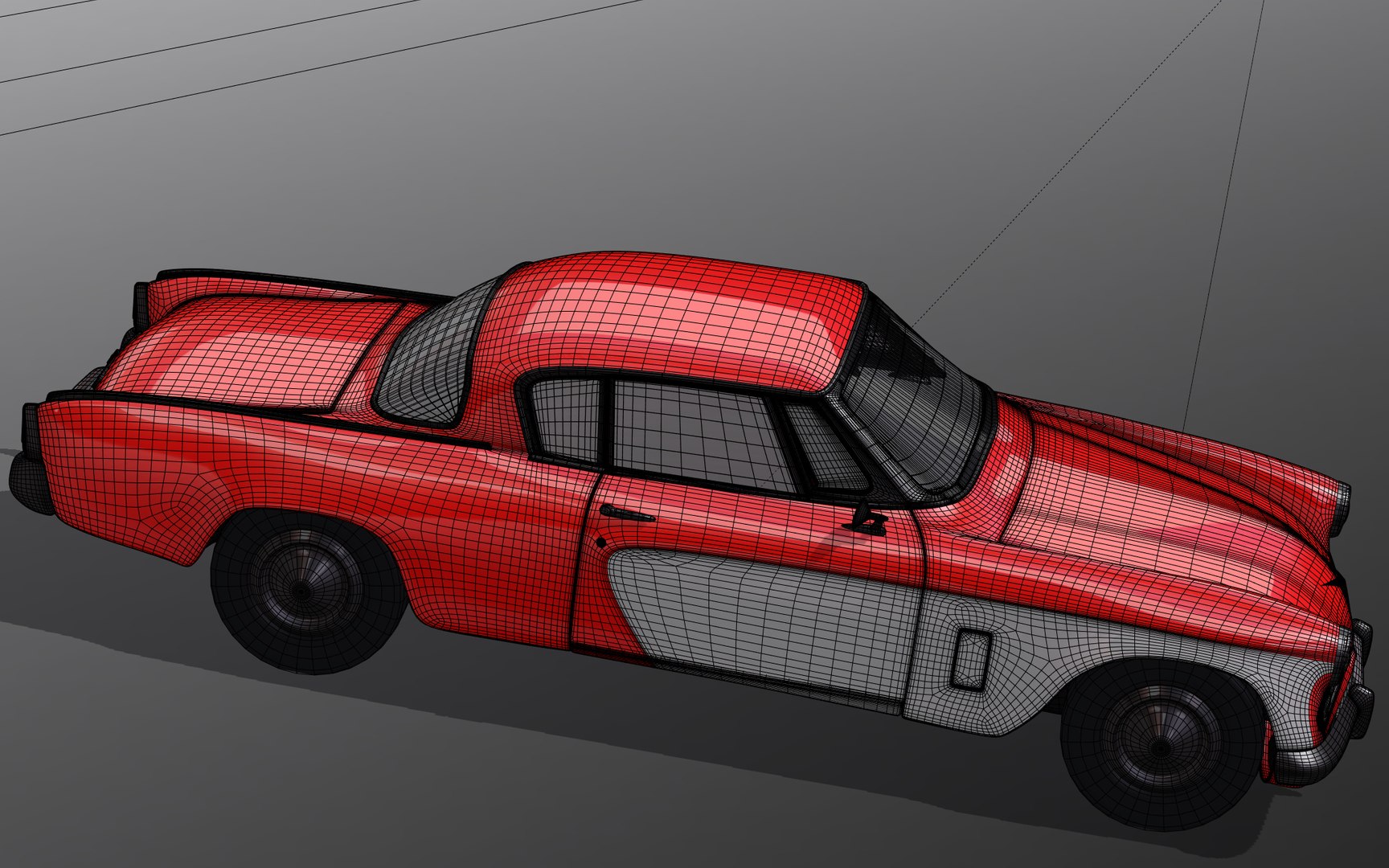 Old Studebaker Starliner Commander Model - TurboSquid 1200741