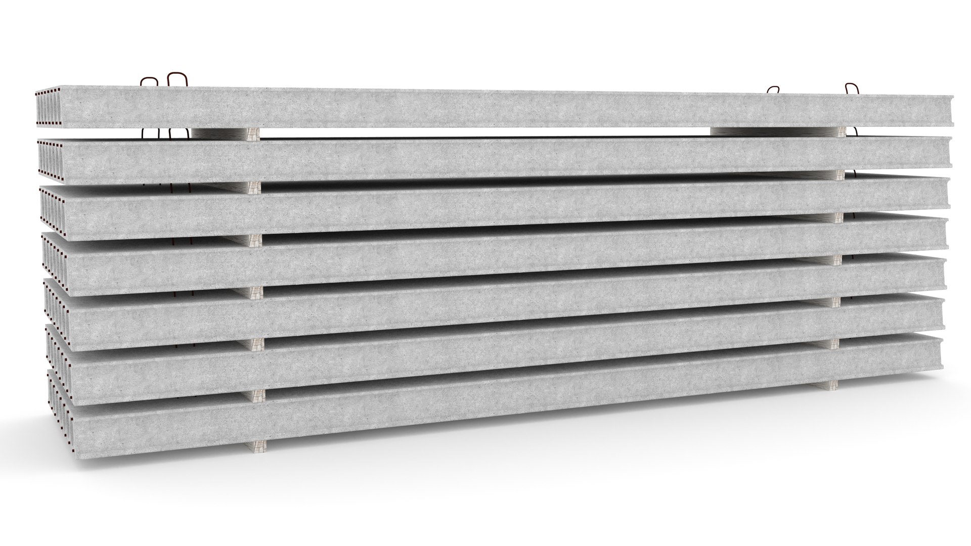 Concrete Slabs 3D - TurboSquid 2089387