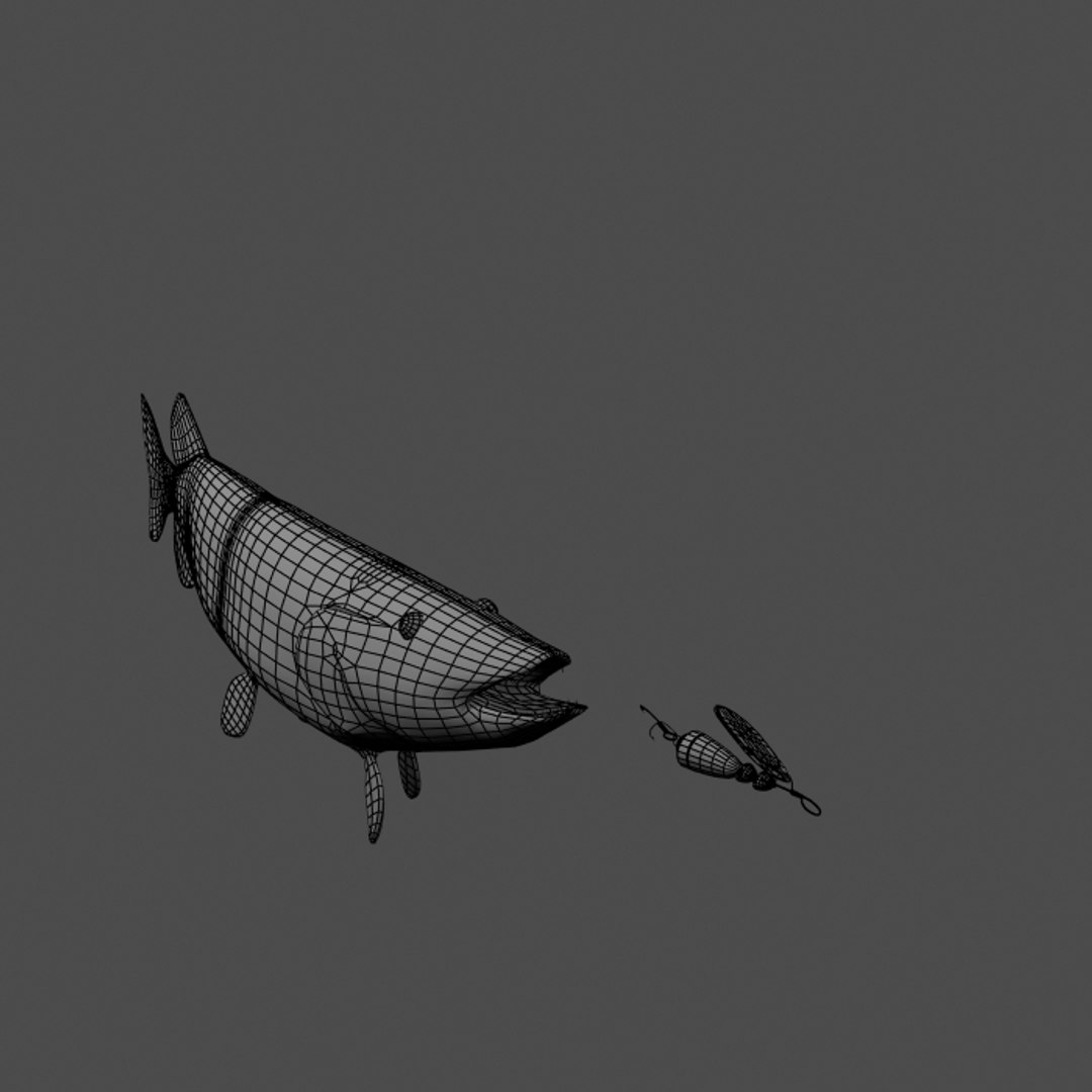 3d Model Northern Pike