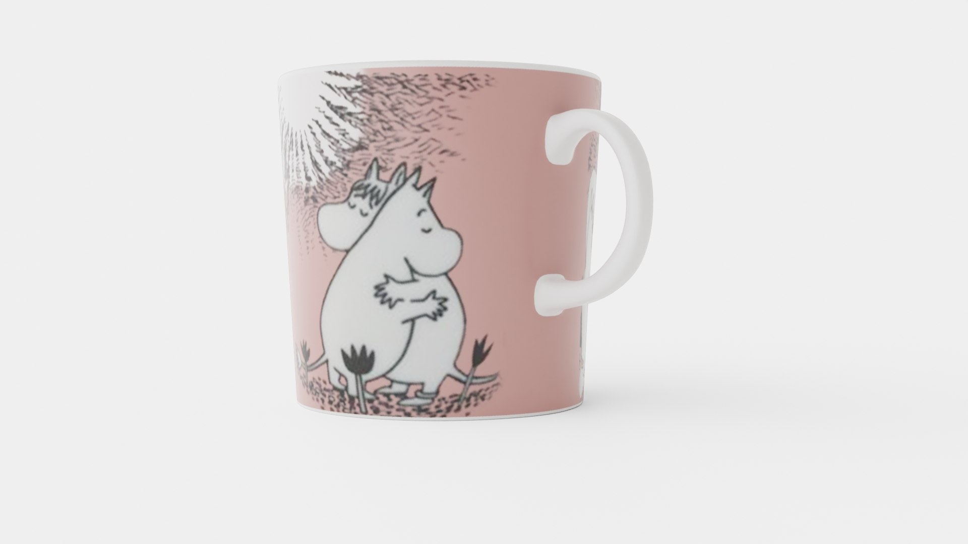 3D Moomin Mug Love Pink Model - TurboSquid 2244978
