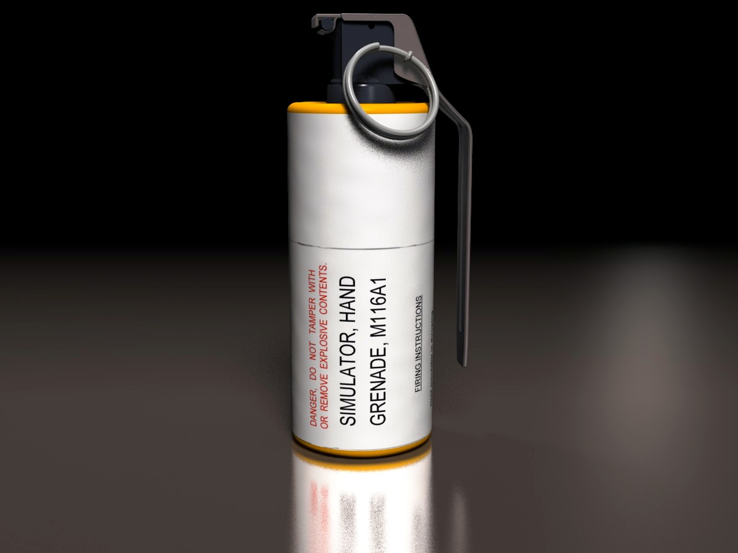 3d Model Of Simulator Hand Grenade