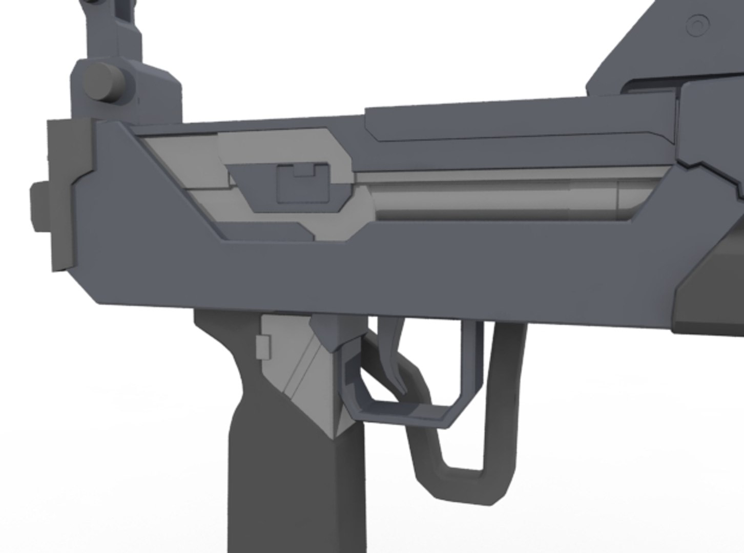 3D Machine Gun - TurboSquid 1510623