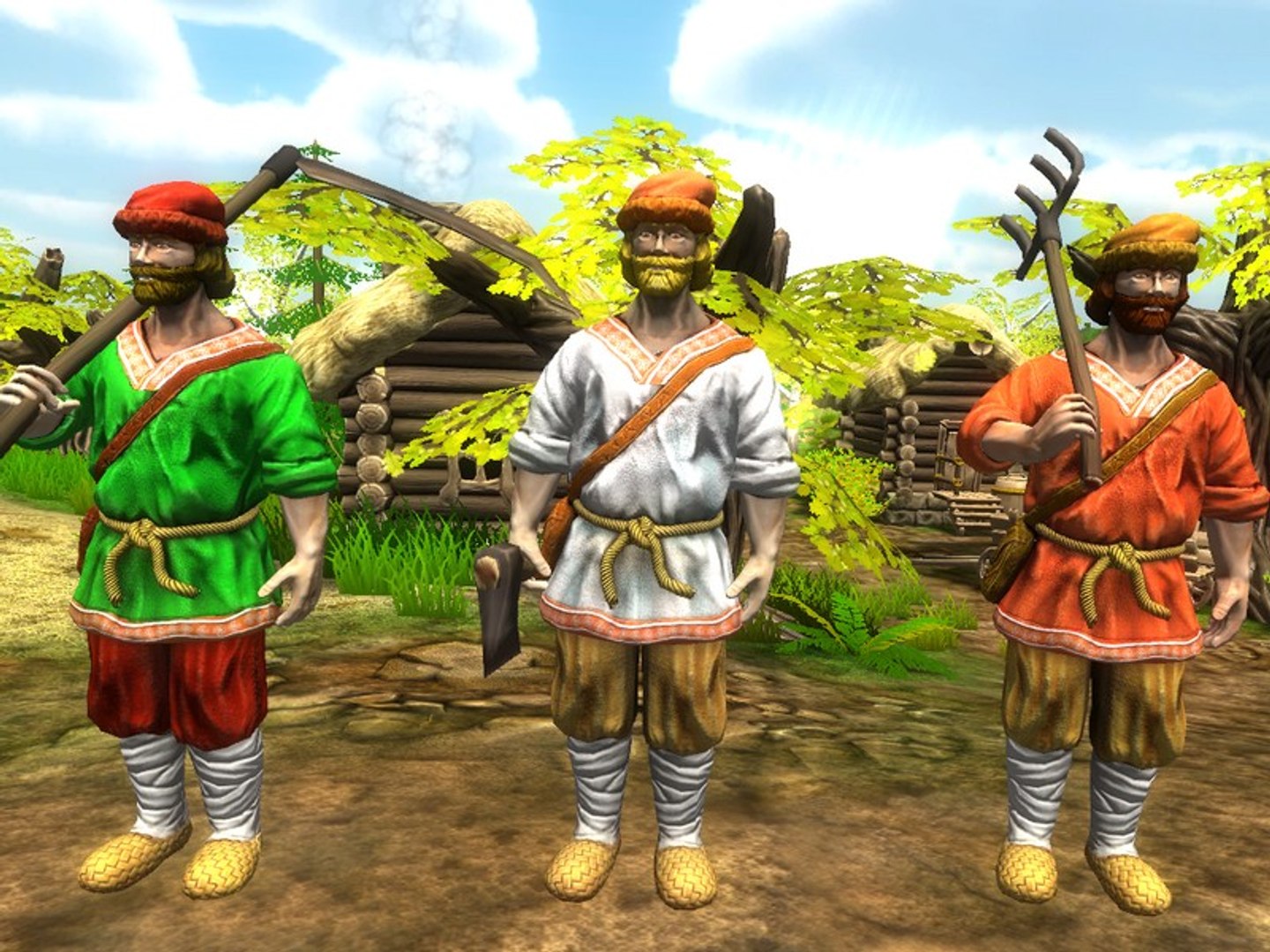 Villager Peasant 3d Fbx