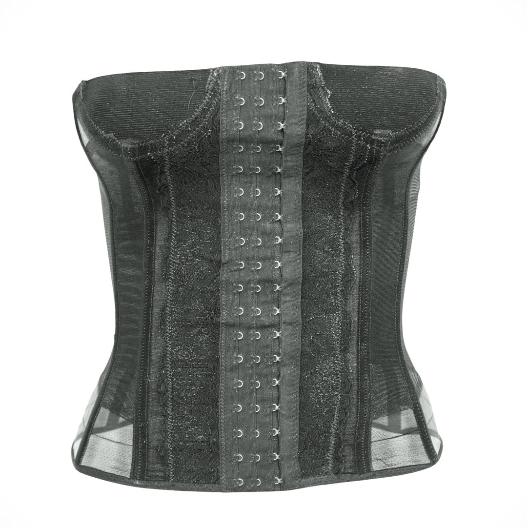 Black Transparant Corset Obj