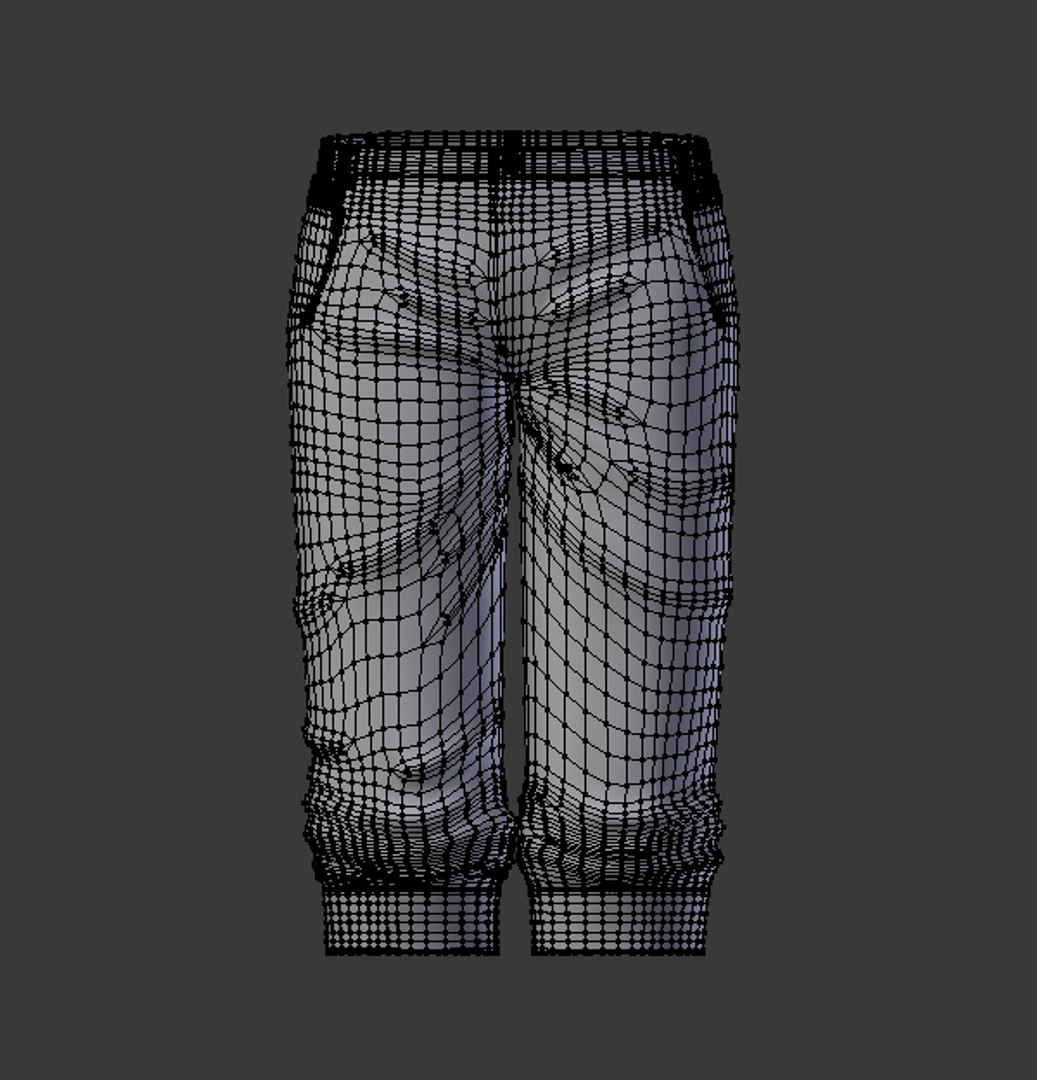 3d Model Male Shorts