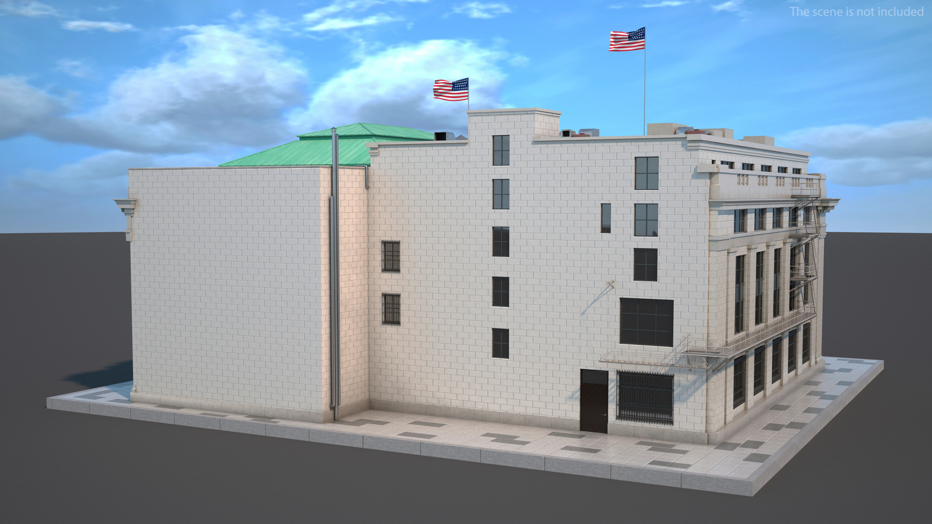 3D Riggs National Bank Building - TurboSquid 1991629