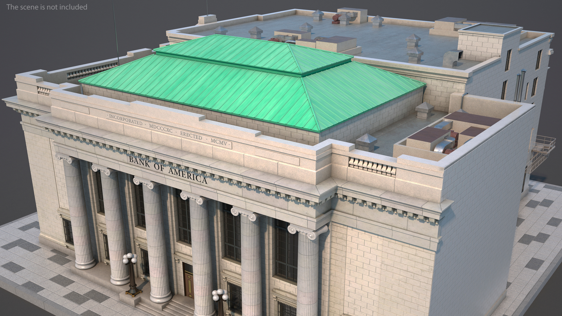 3D Riggs National Bank Building - TurboSquid 1991629