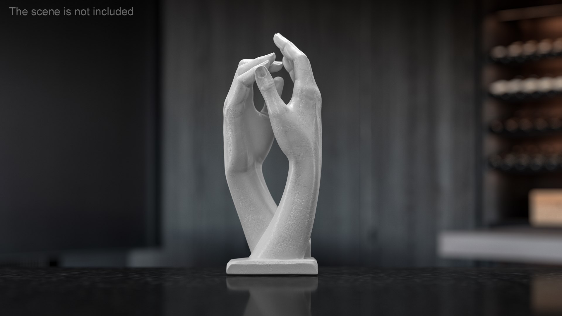 Hands Sculpture White Model - TurboSquid 1948552