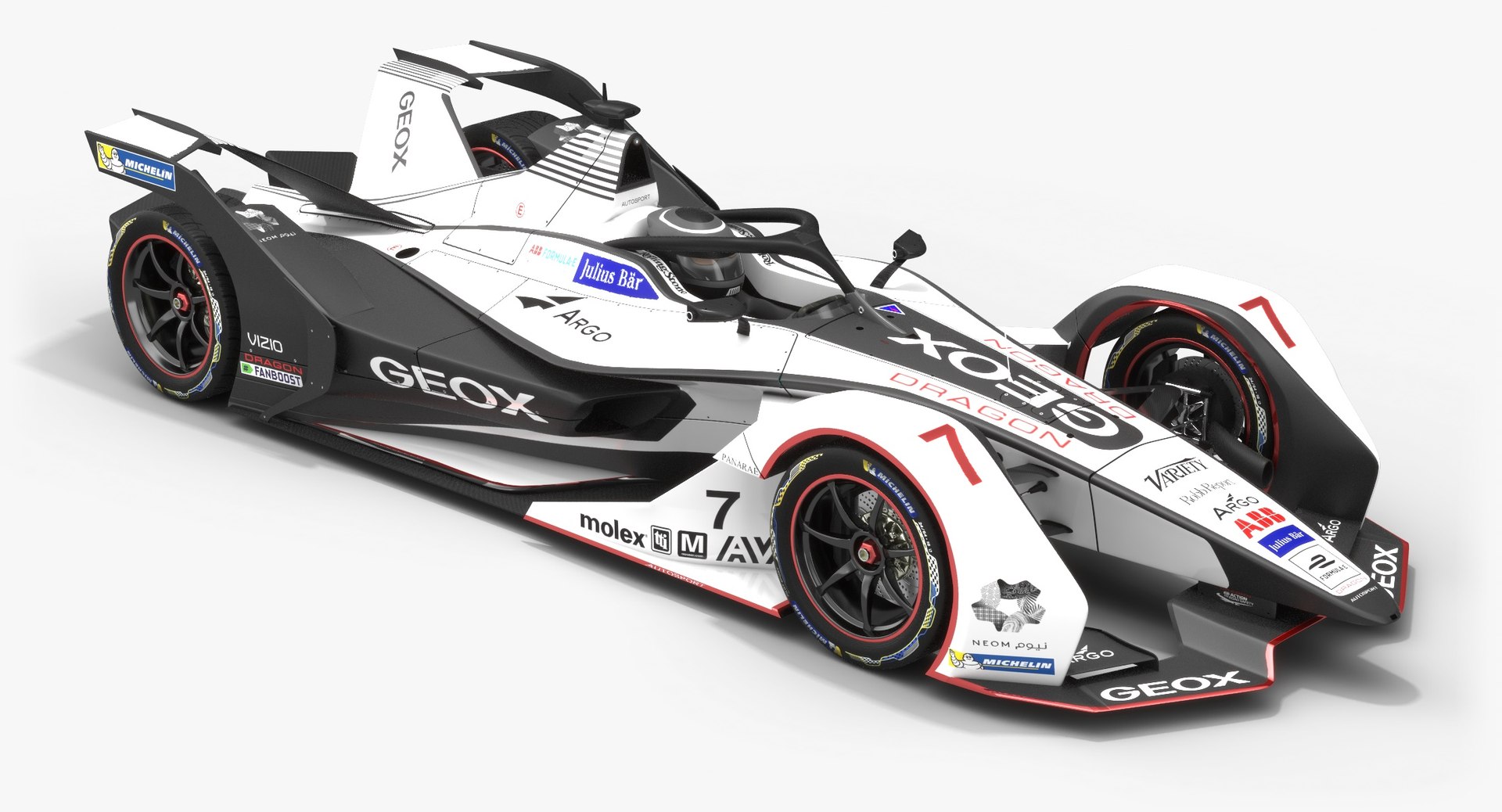Geox Dragon Racing Formula 3D Model - TurboSquid 1381596