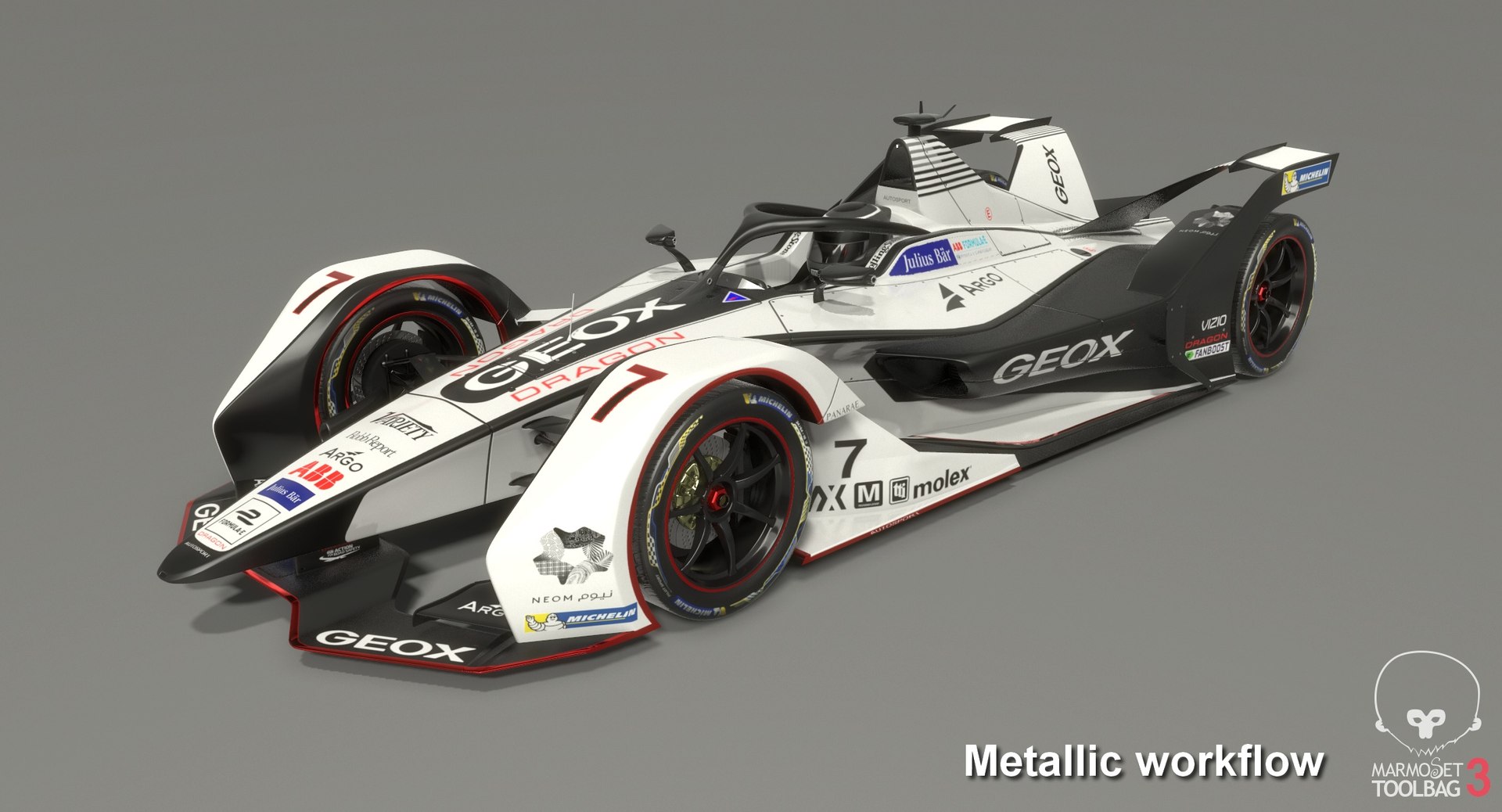 Geox dragon racing formula 3D model - TurboSquid 1381596