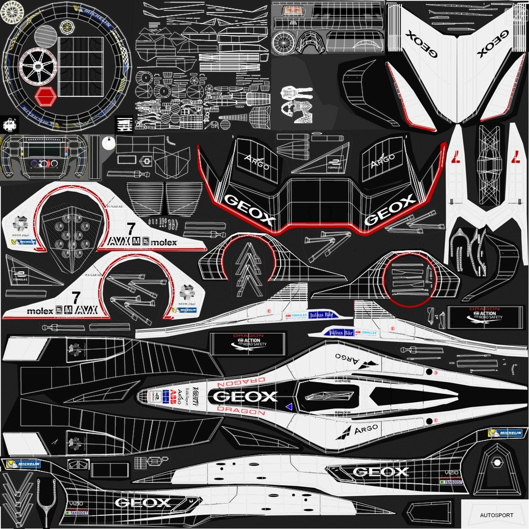Geox dragon racing formula 3D model - TurboSquid 1381596