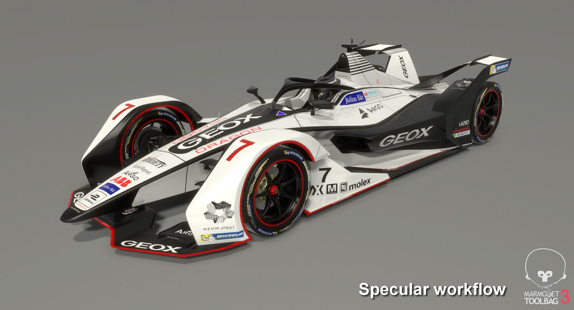 Geox dragon racing formula 3D model - TurboSquid 1381596