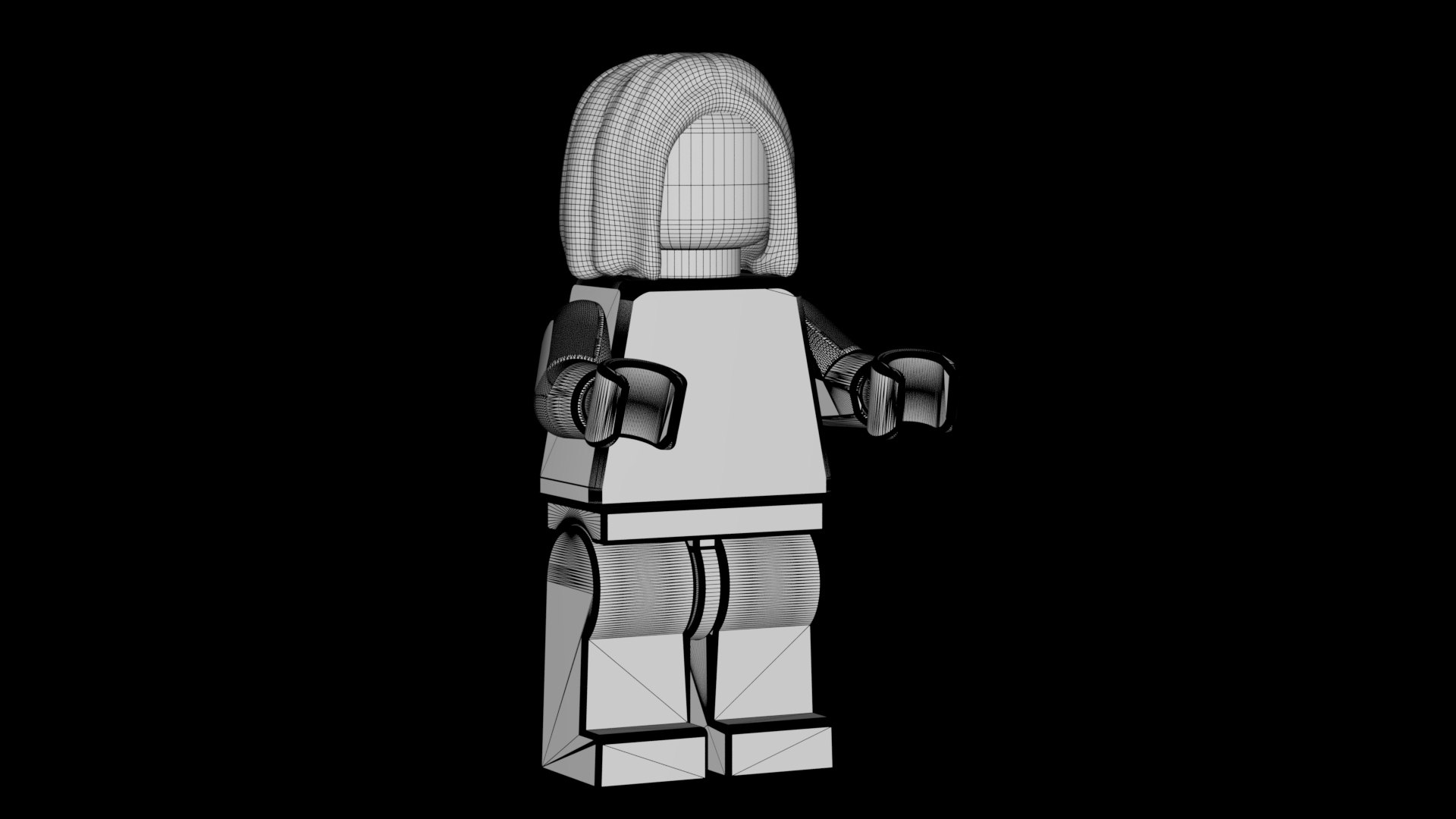 3D Lego Rachel Minifigure - TurboSquid 1916217