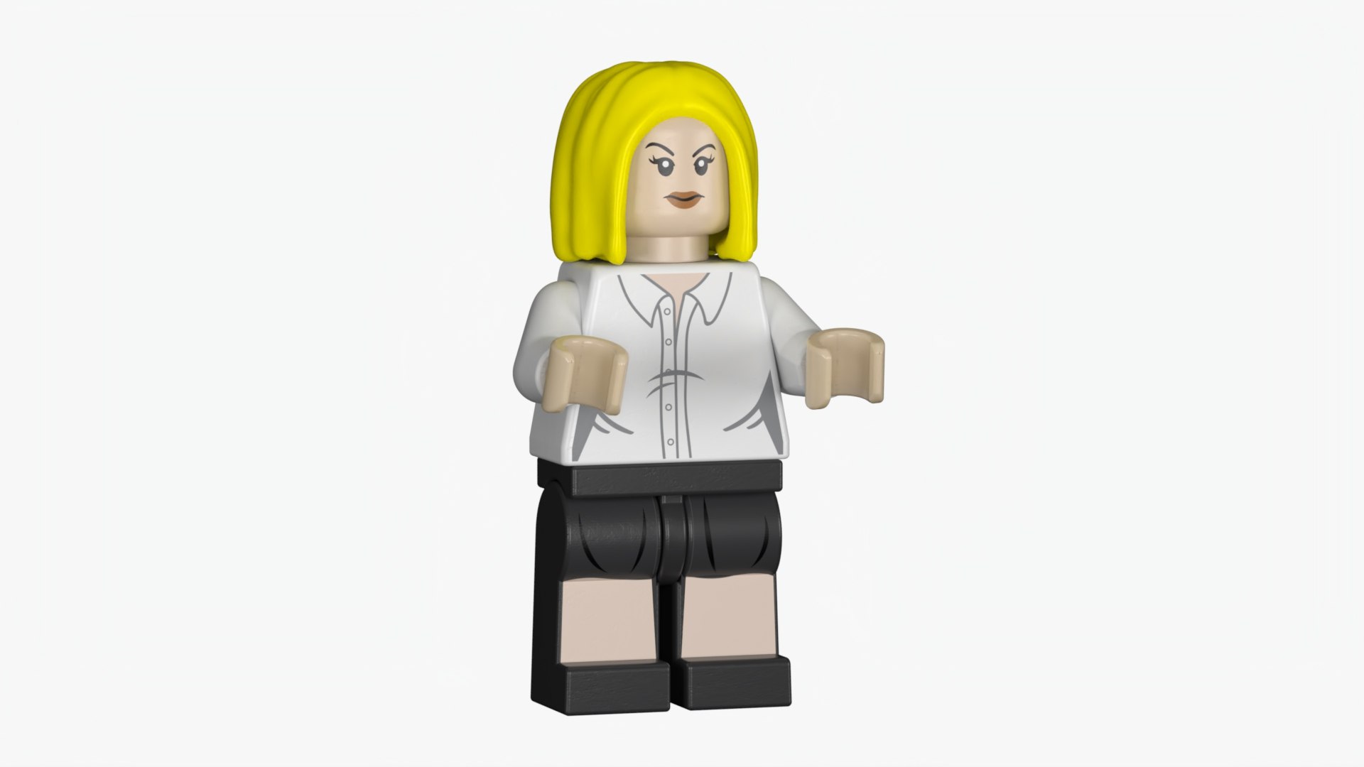 3D Lego Rachel Minifigure - TurboSquid 1916217