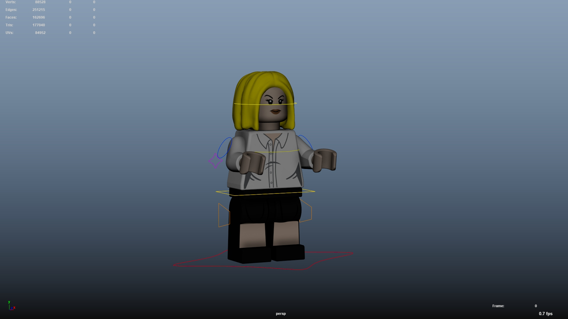 3D Lego Rachel Minifigure - TurboSquid 1916217