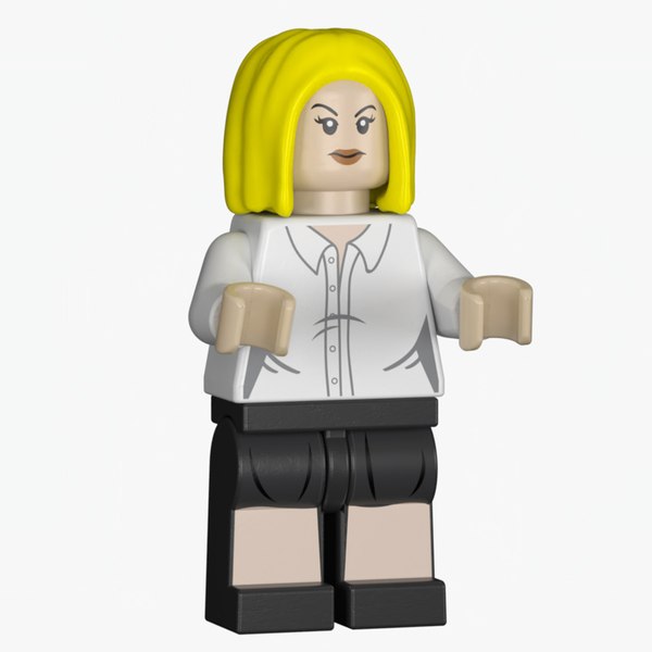 modelo 3d Lego Rachel Minifigure - TurboSquid 1916217