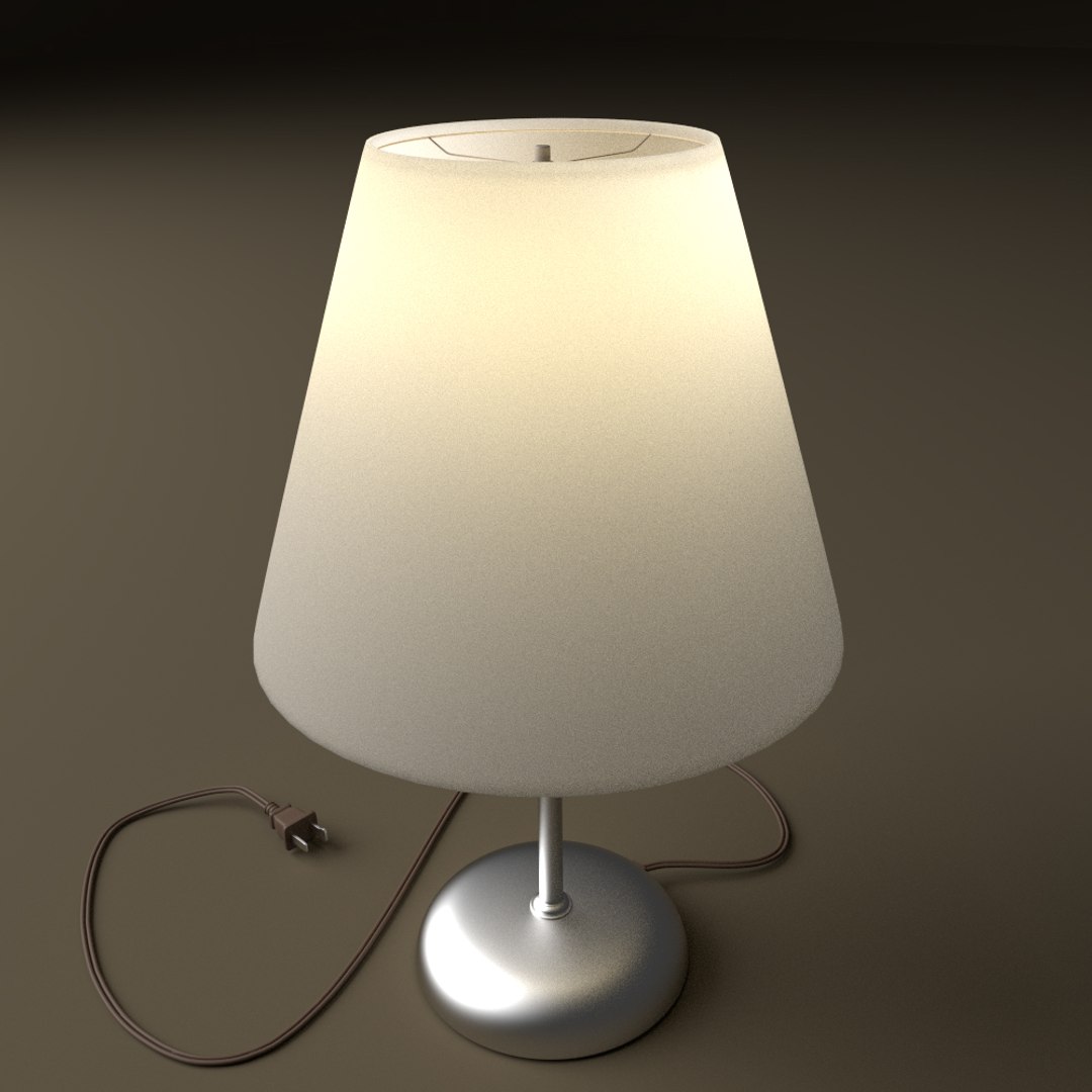 3d simple table lamp