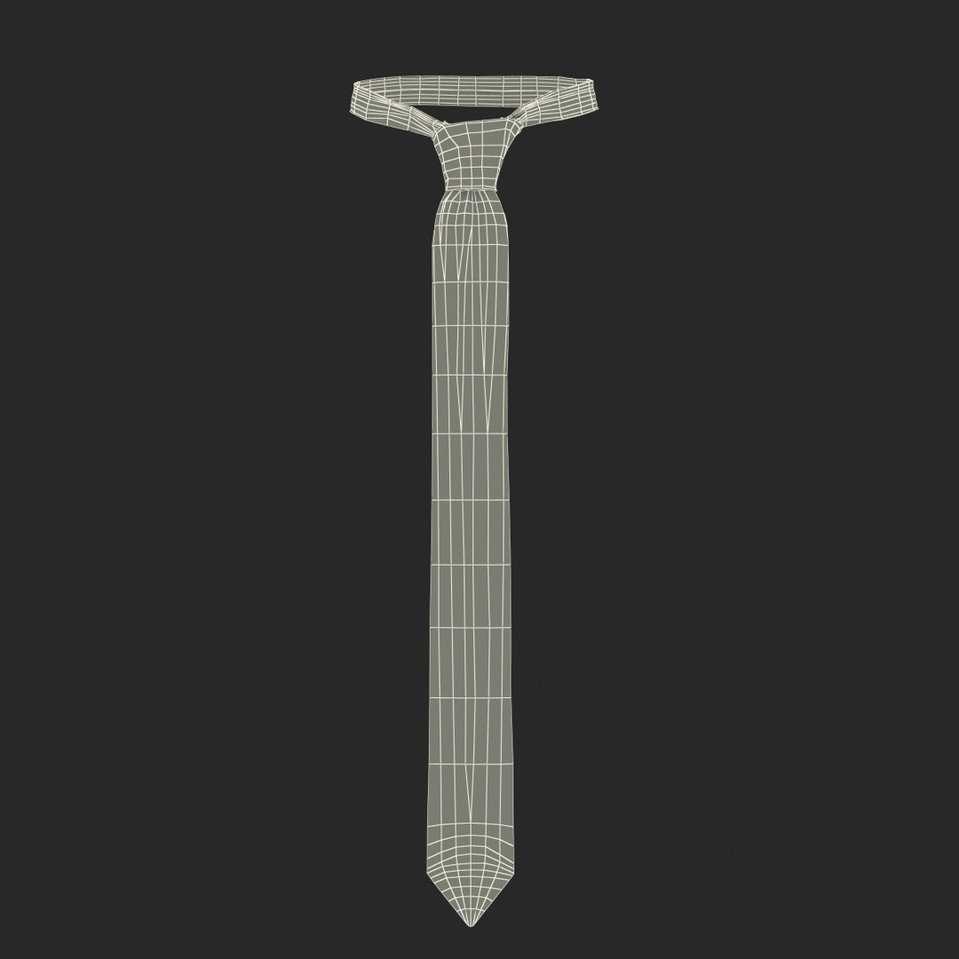 3d model of tie 9 modeled