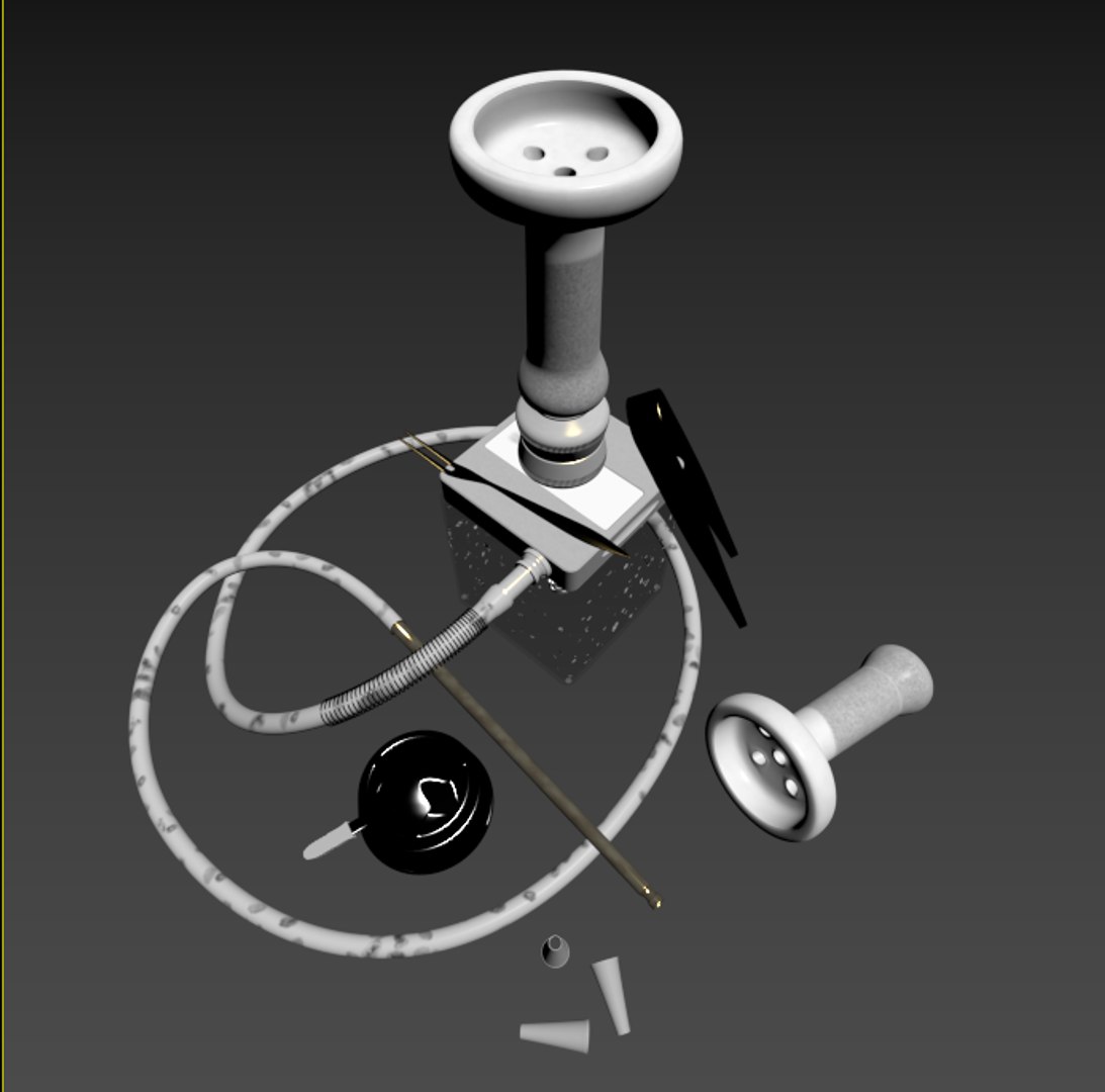3D Hookah HOOB SubAtom Model - TurboSquid 2195992