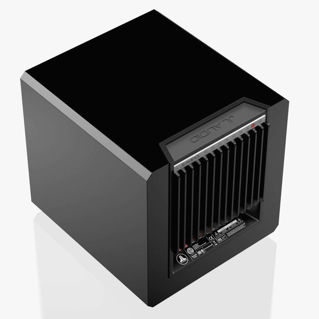 JL Audio E Sub E110 Gloss Black 3D Model - TurboSquid 1918772