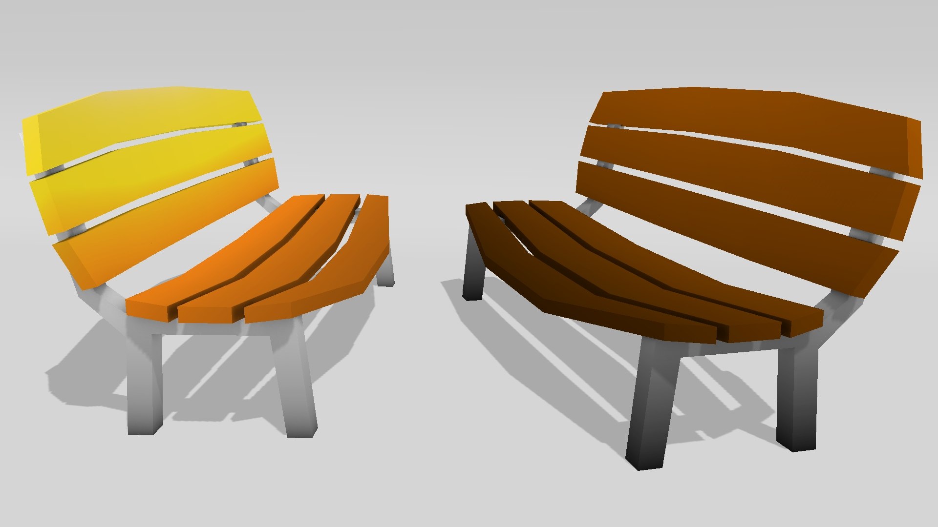 Bench Low Poly 3D Model - TurboSquid 1926579