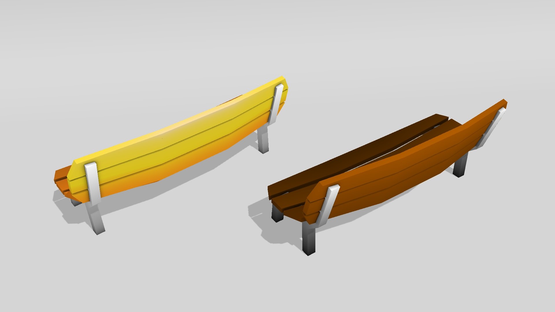 Bench Low Poly 3D Model - TurboSquid 1926579