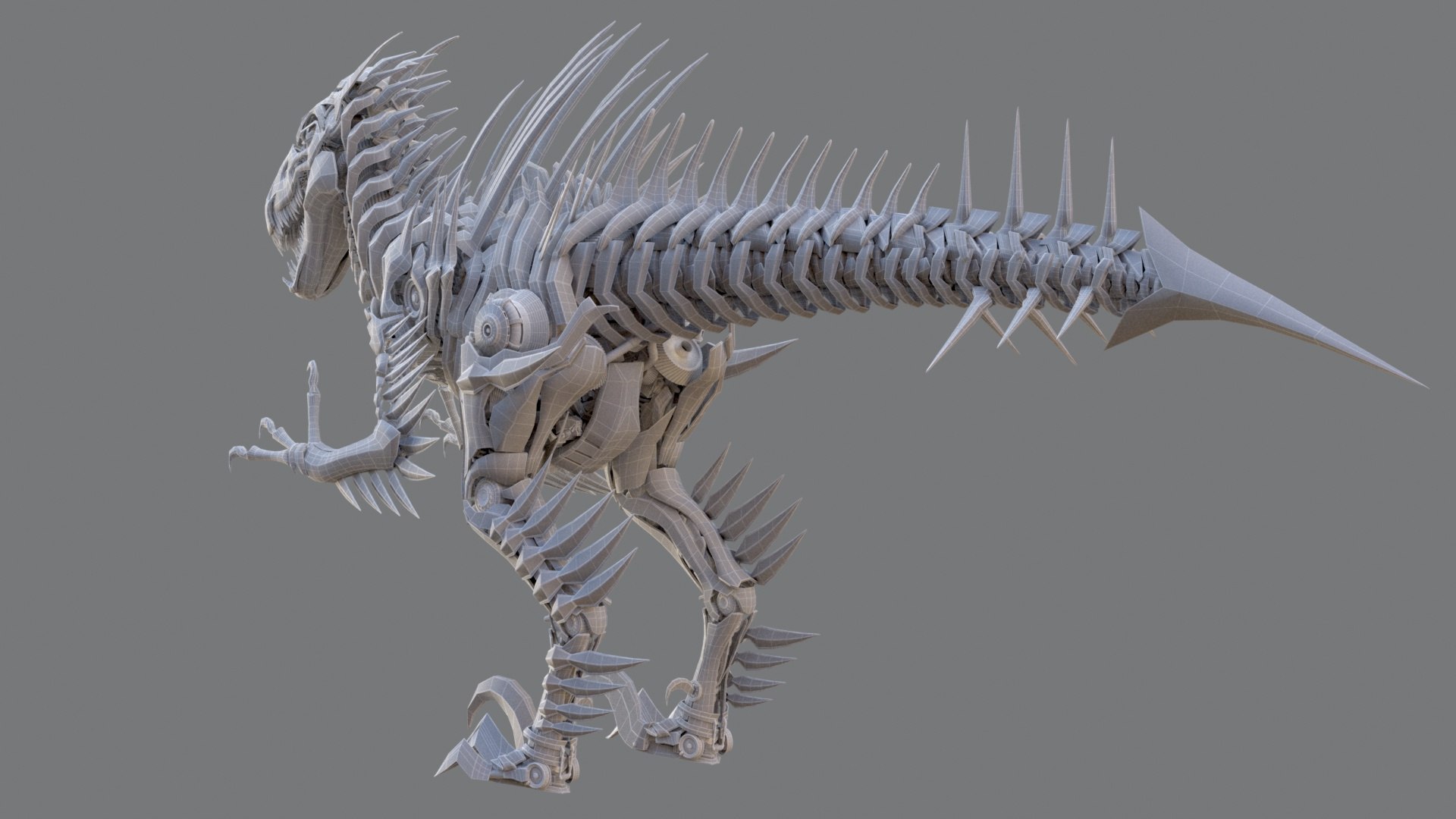 Raptor Mech Robot Model - TurboSquid 1481112