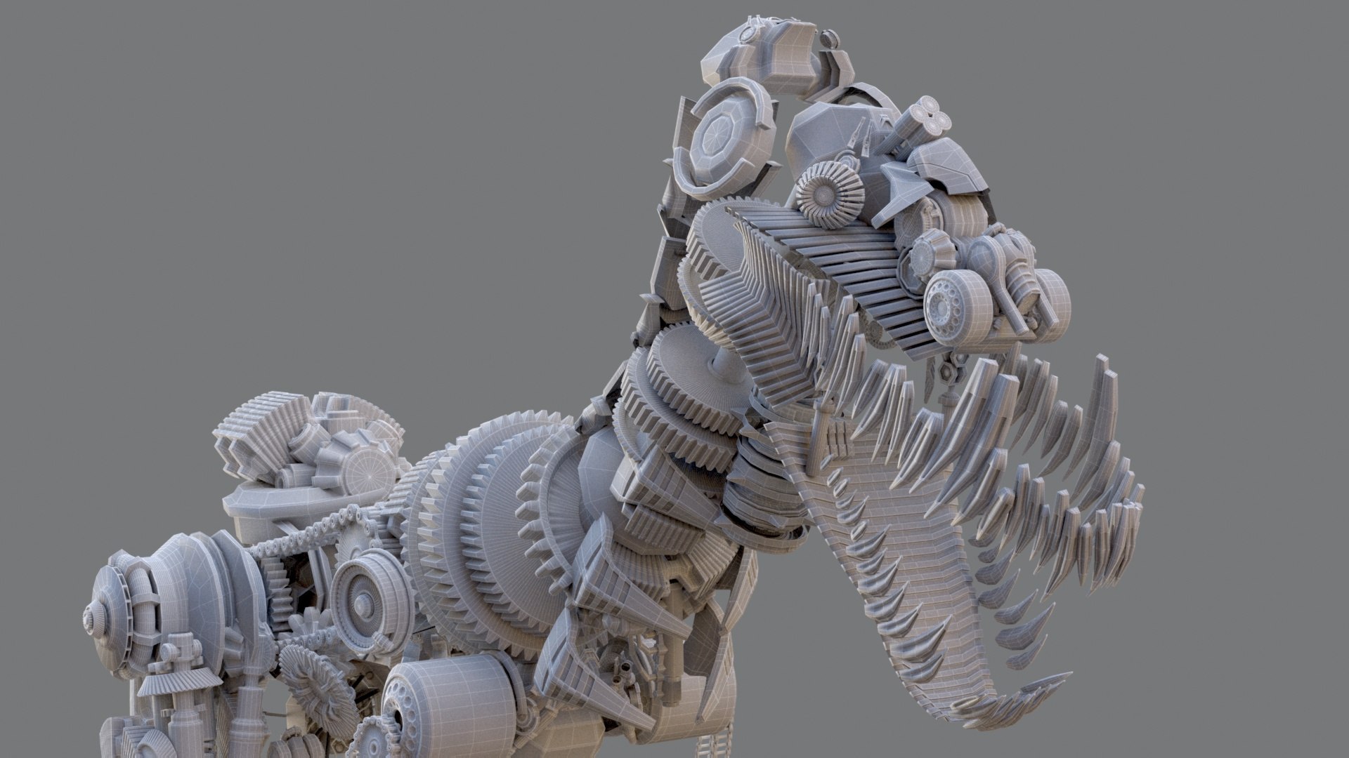 Raptor Mech Robot Model - TurboSquid 1481112