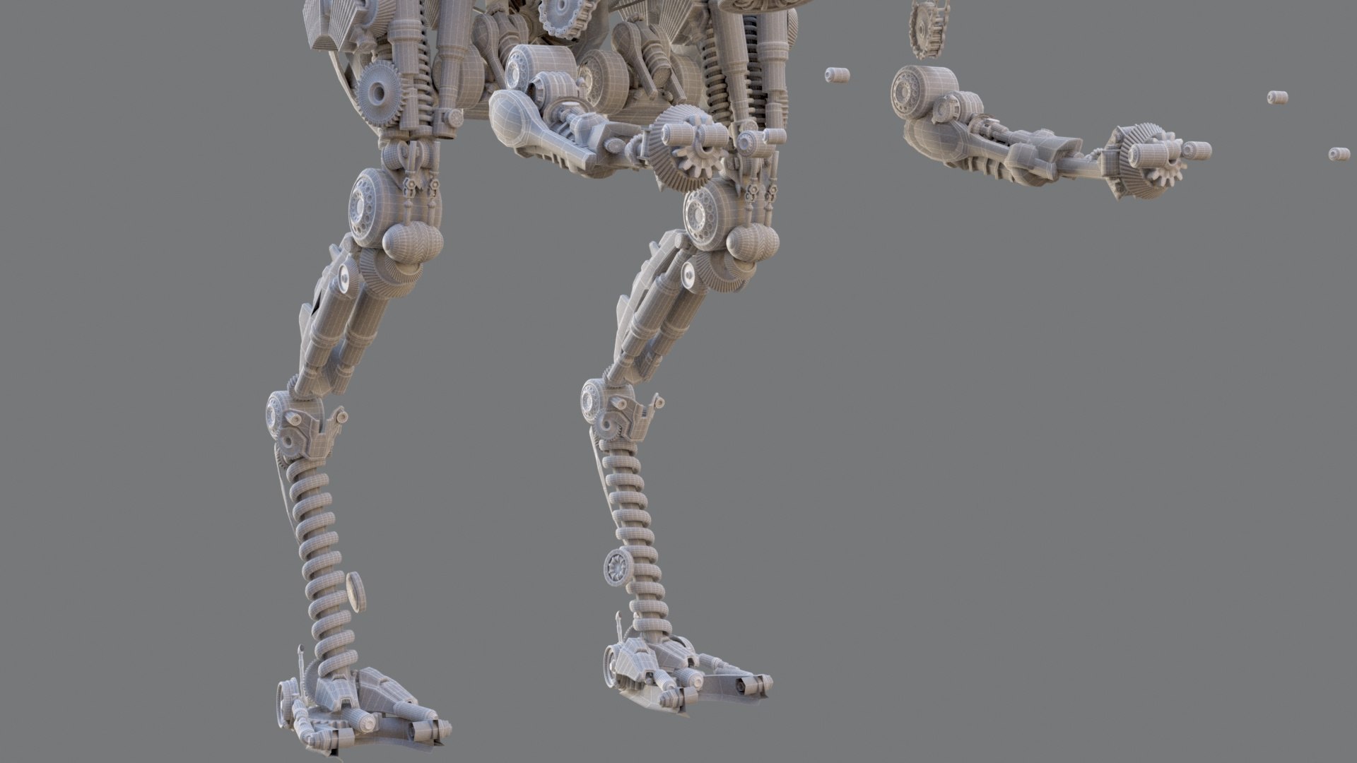 Raptor Mech Robot Model - TurboSquid 1481112