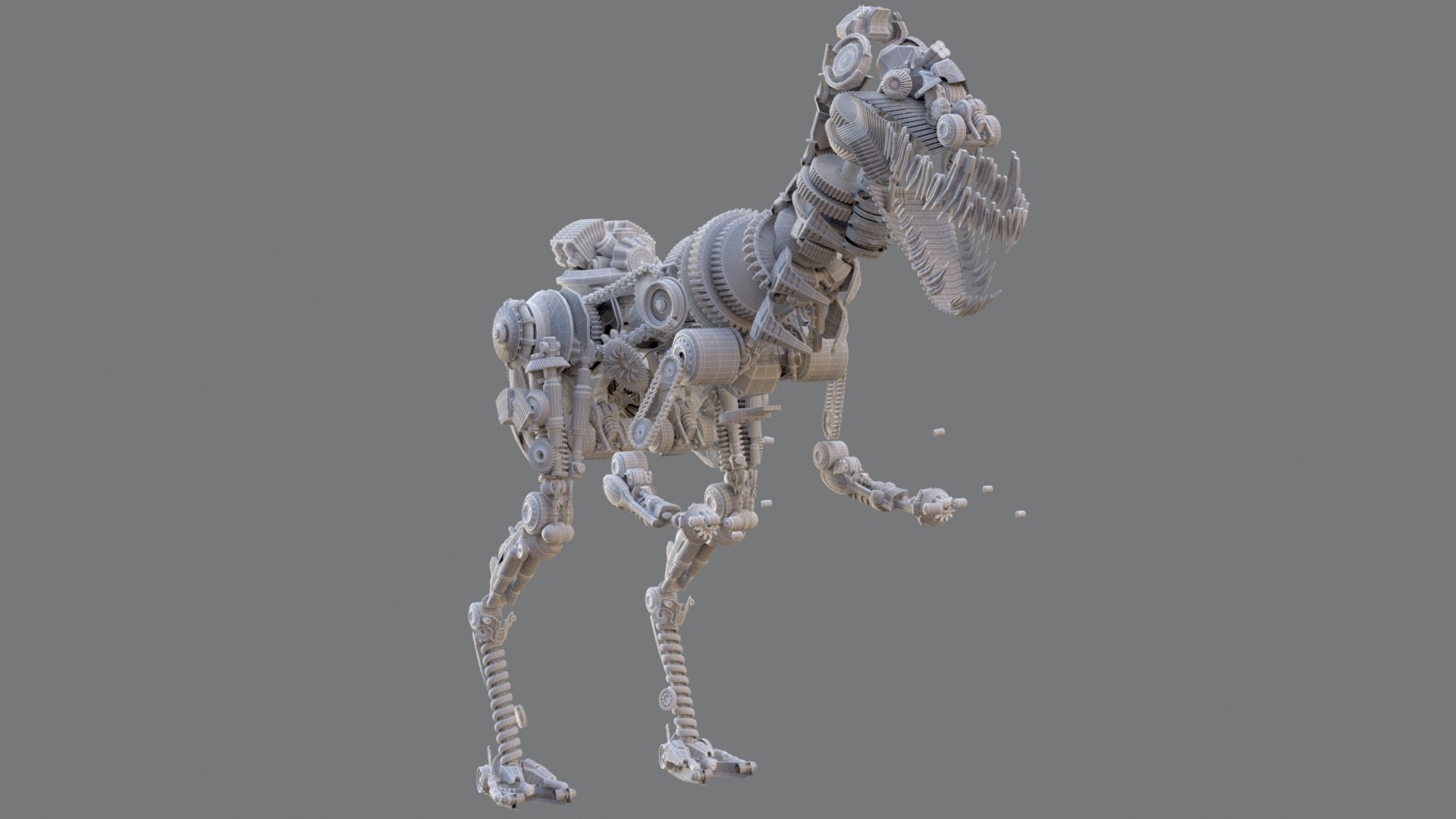 Raptor Mech Robot Model - TurboSquid 1481112